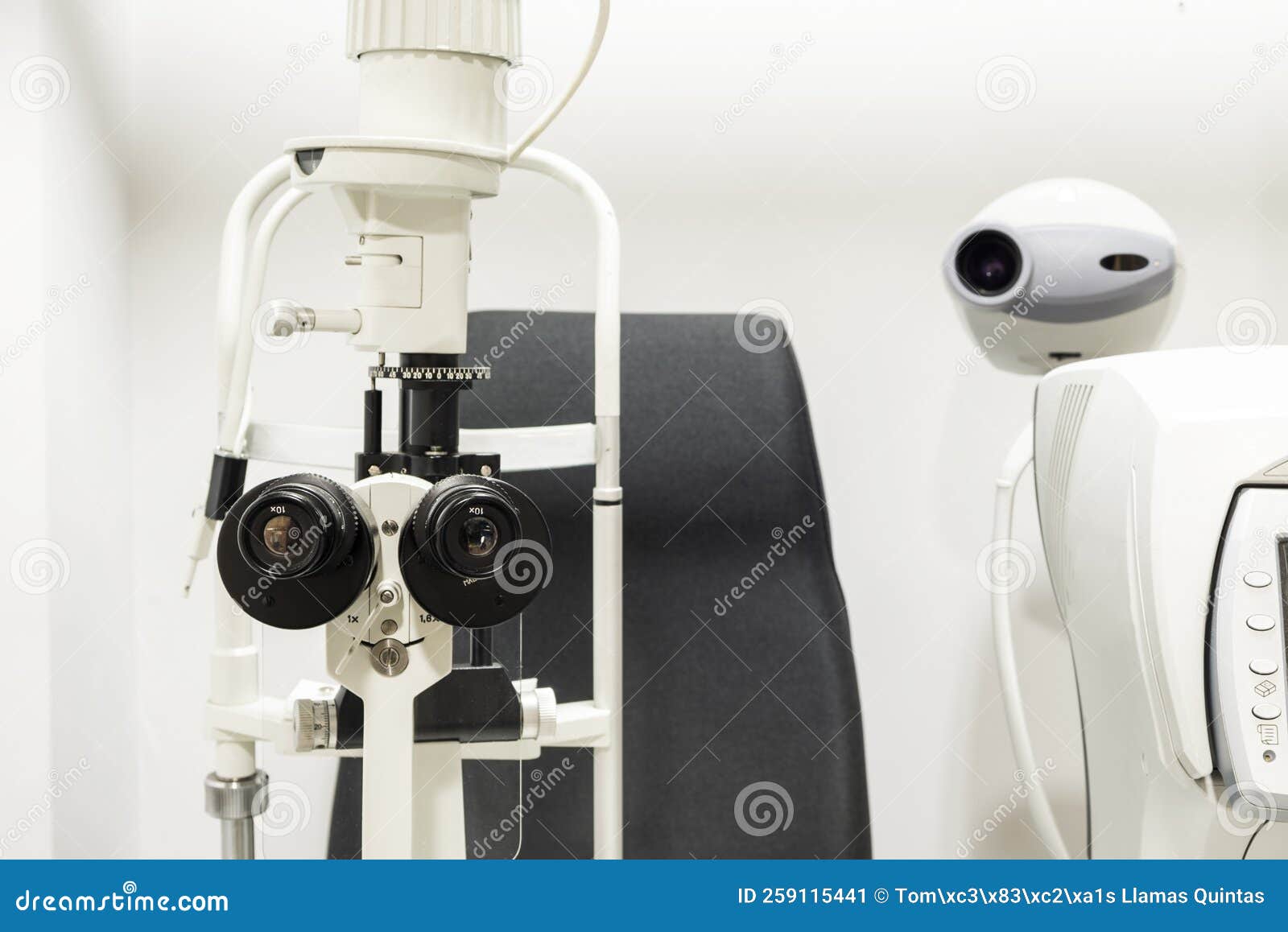 Room with Optical Devices To Measure People S Eyesight Stock Image ...