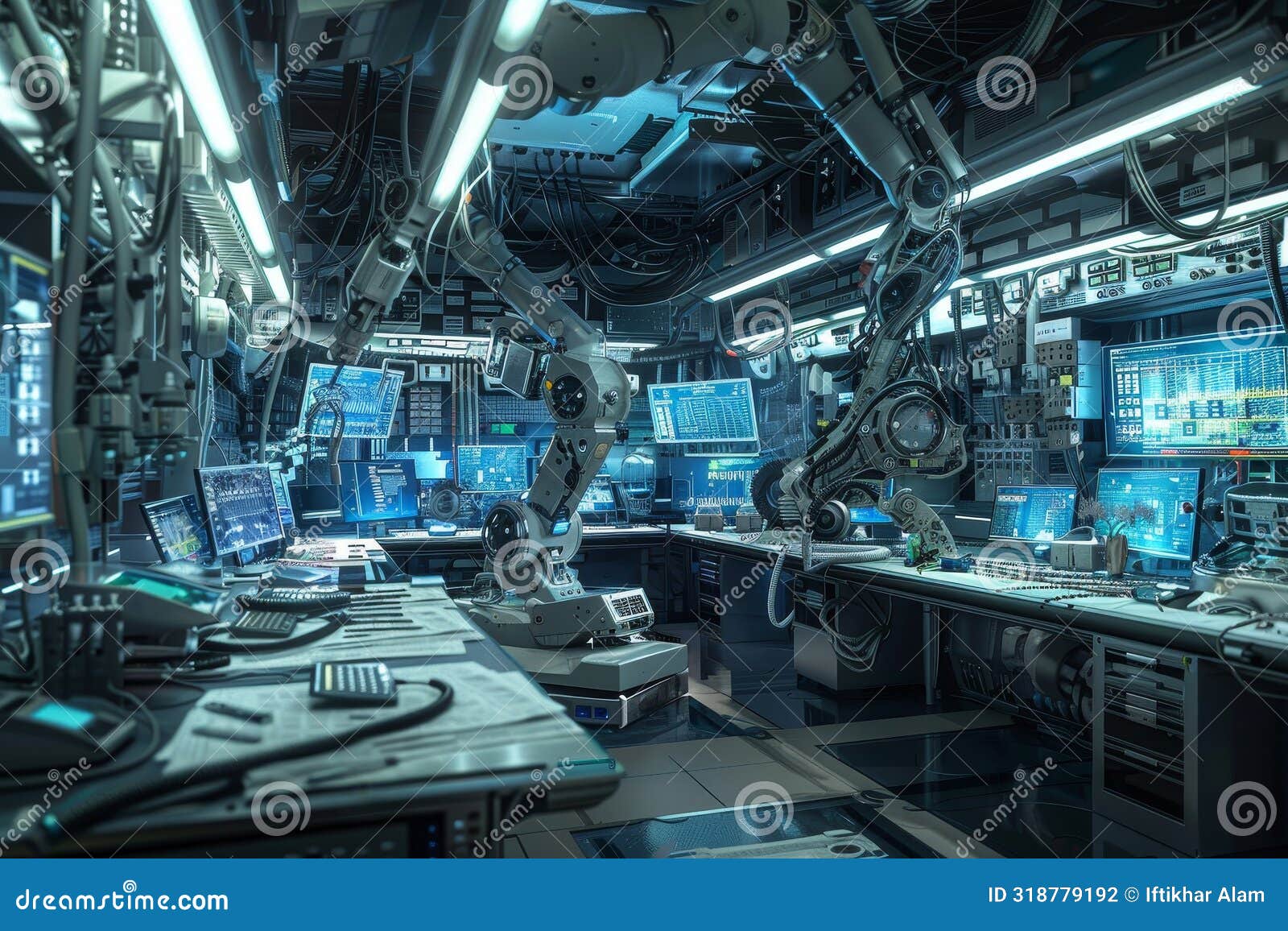 A Room Packed with Various Electronic Gadgets and Devices in a High ...