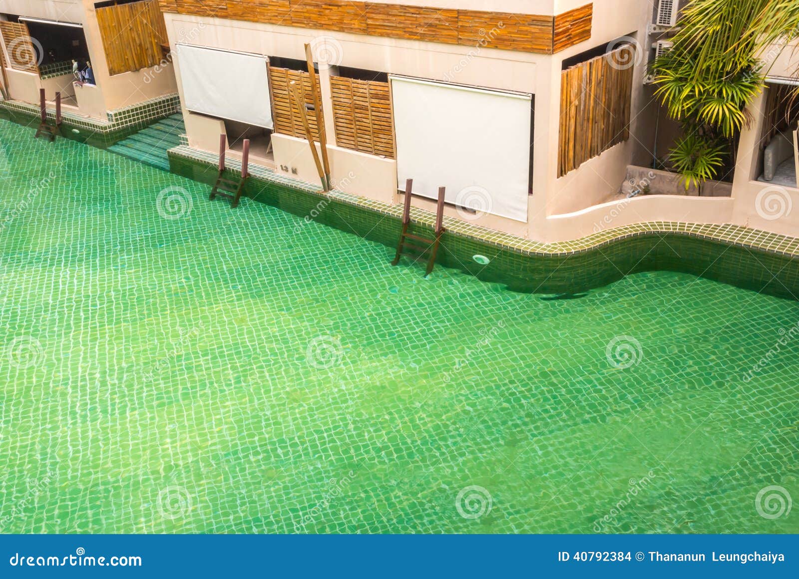 Room pool access. stock photo. Image of exterior, residential - 40792384