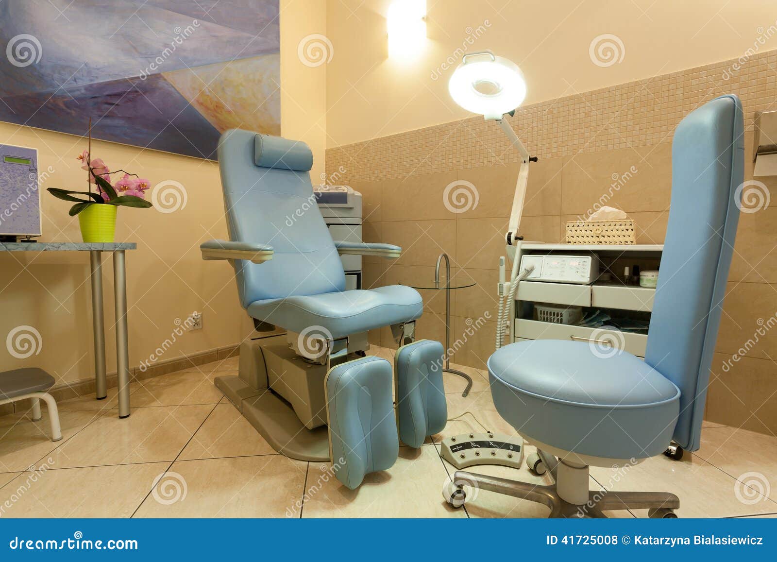 Room with Professional Equipment in Beauty Salon Stock Photo - Image of ...