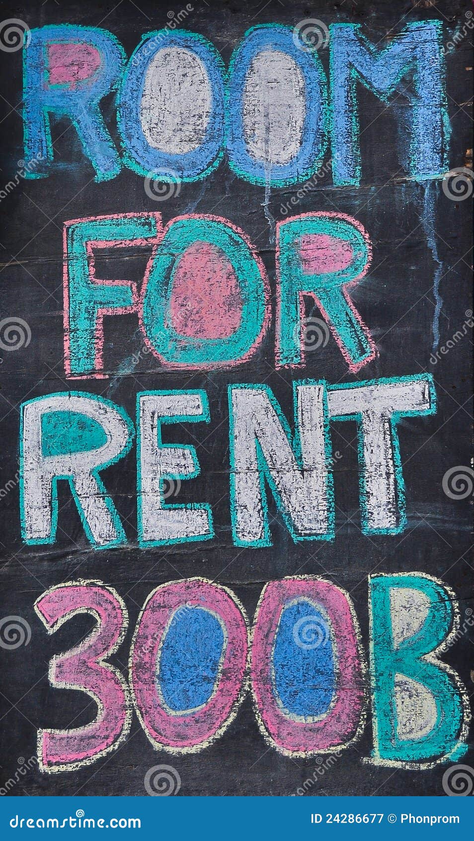 ROOM for RENT, handwrite stock illustration. Illustration of room ...