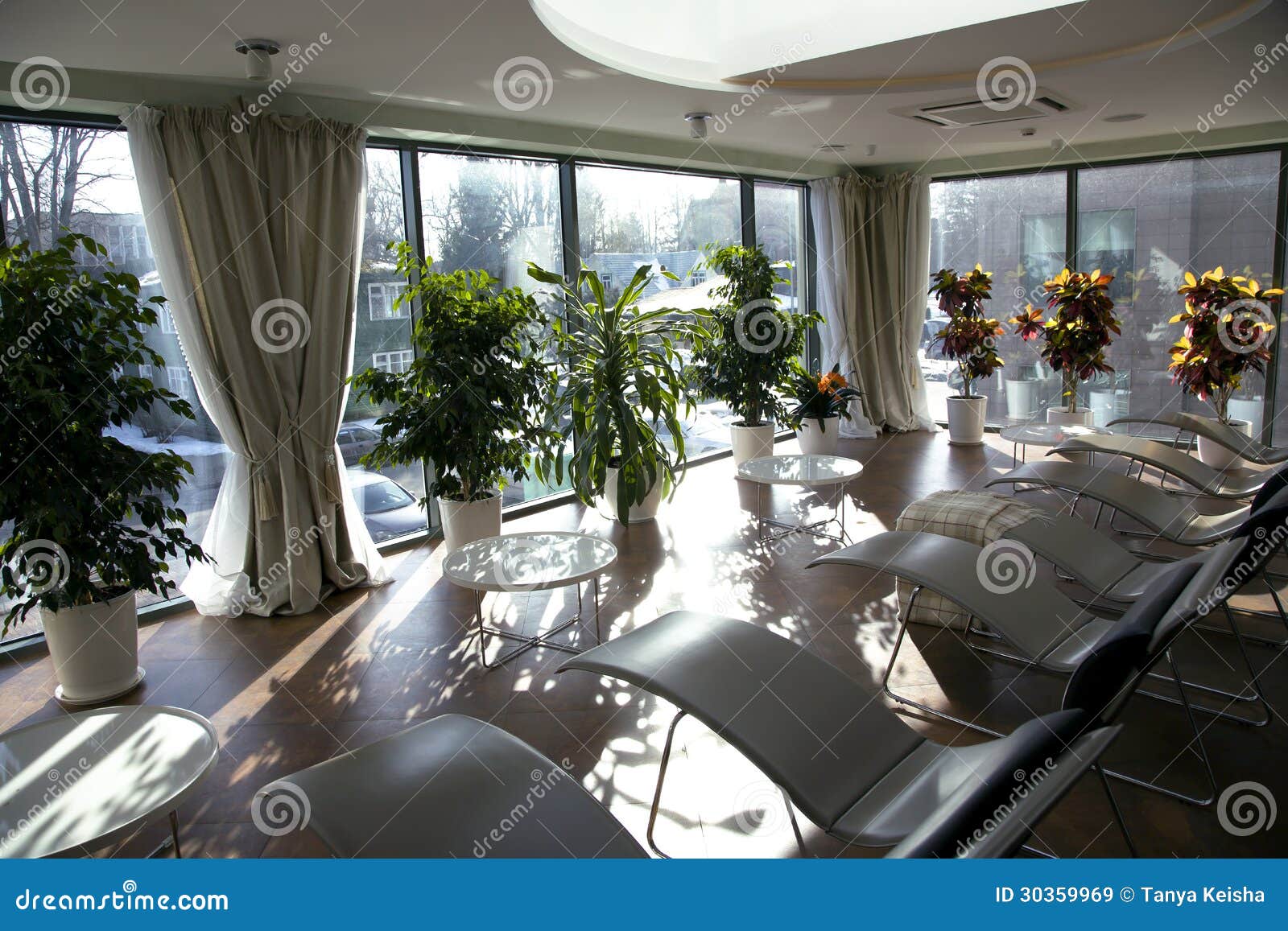 Room for Rest and Meditations Stock Image - Image of pots, flowers ...