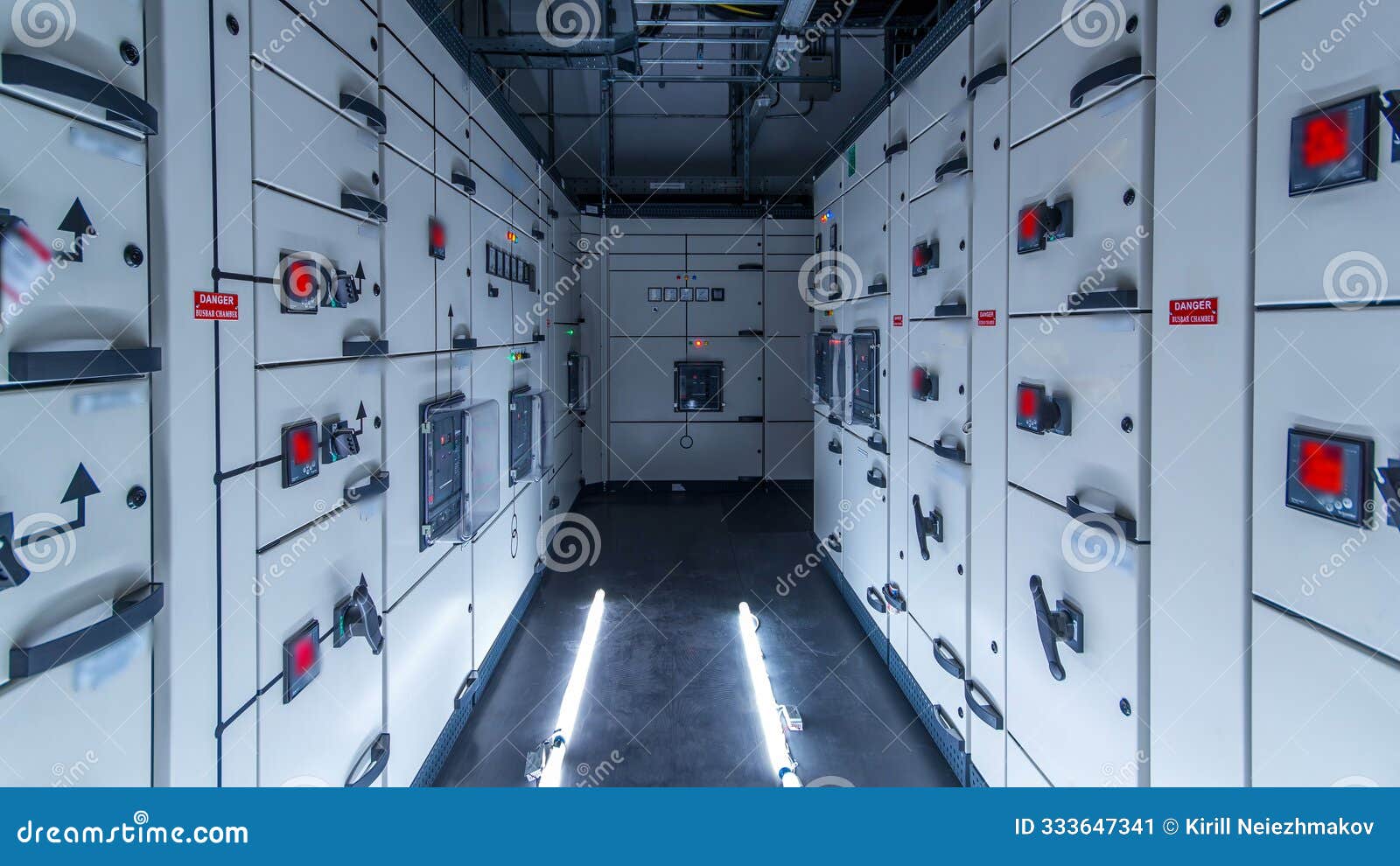 Room with Rows of Server Hardware in Data Center Timelapse Hyperlapse ...