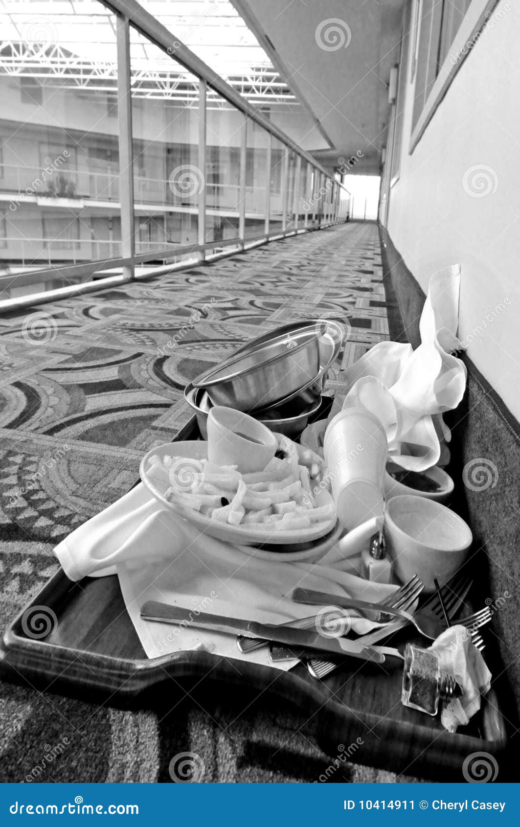 Room service stock image. Image of trash, food, plate - 10414911