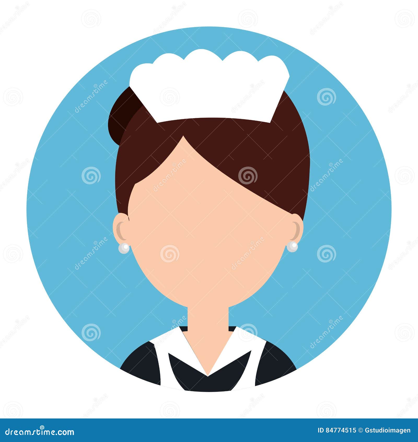 Room Service Character Hotel Service Stock Illustration - Illustration ...