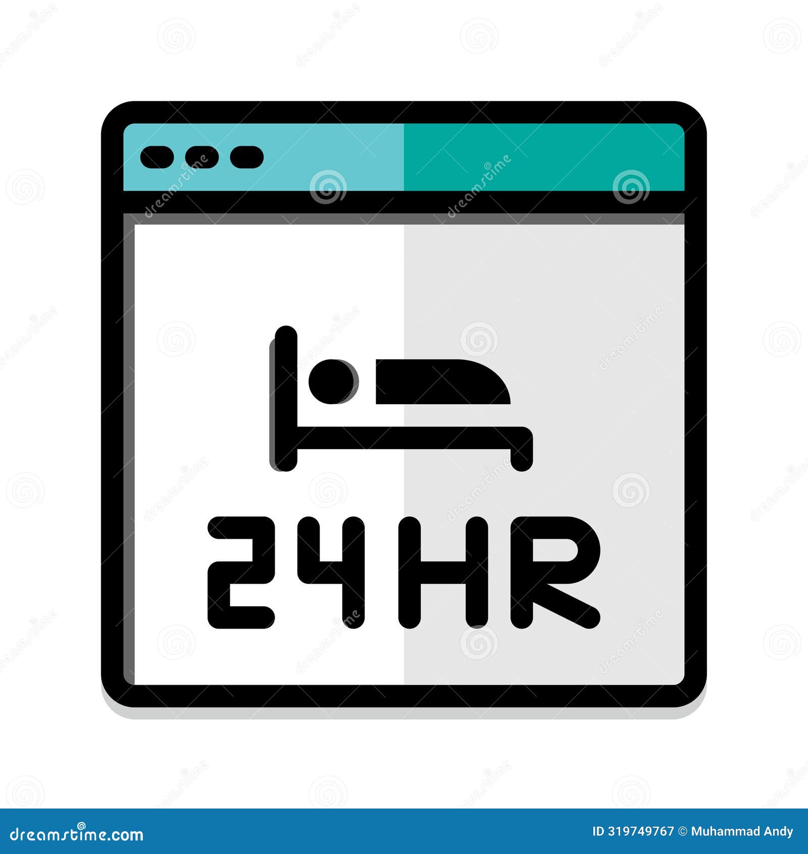 Room Service Flat Icon. Editable Hotel Room Booking Service Symbol ...