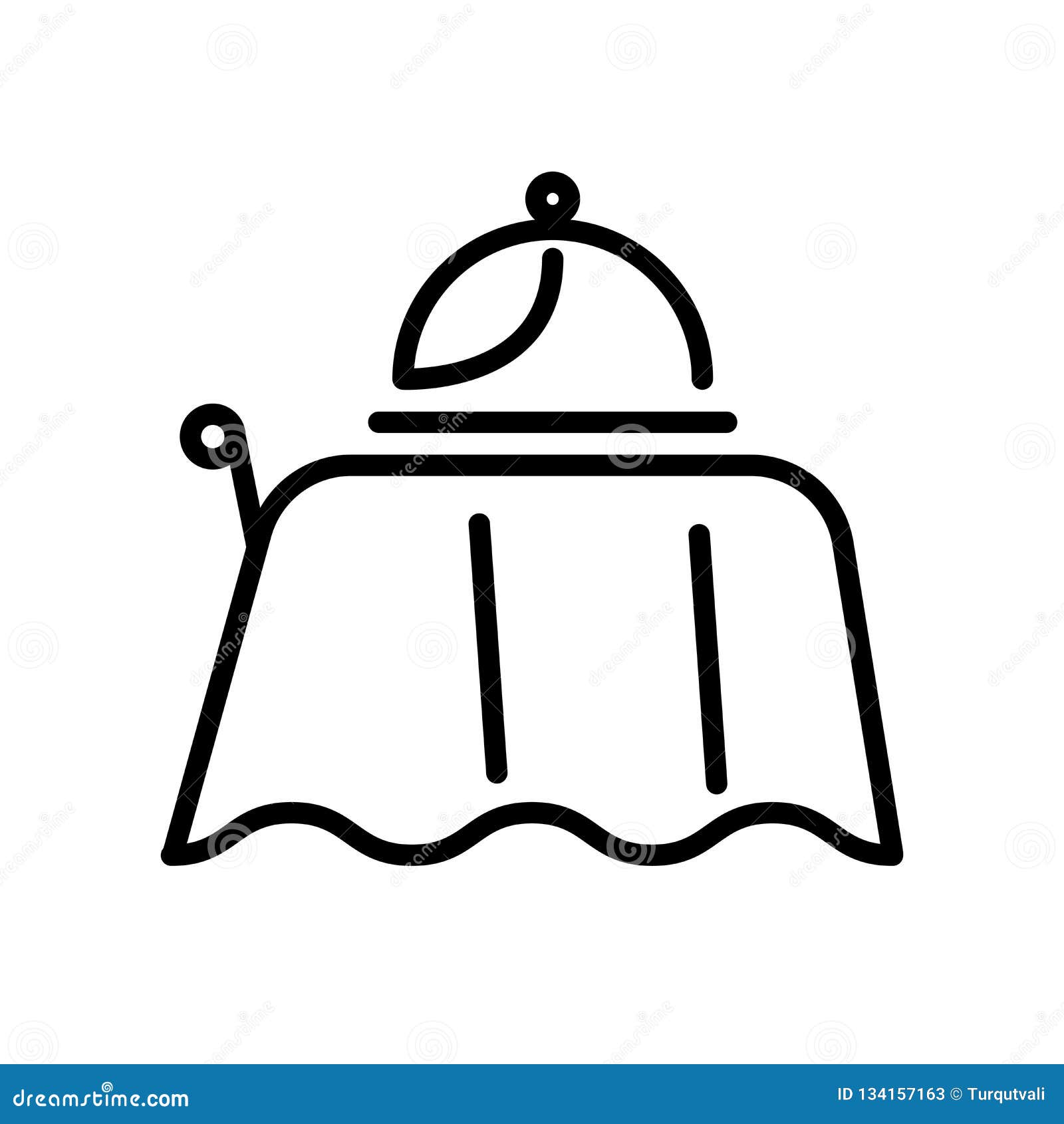 Room Service Icon Vector Isolated on White Background, Room Service ...