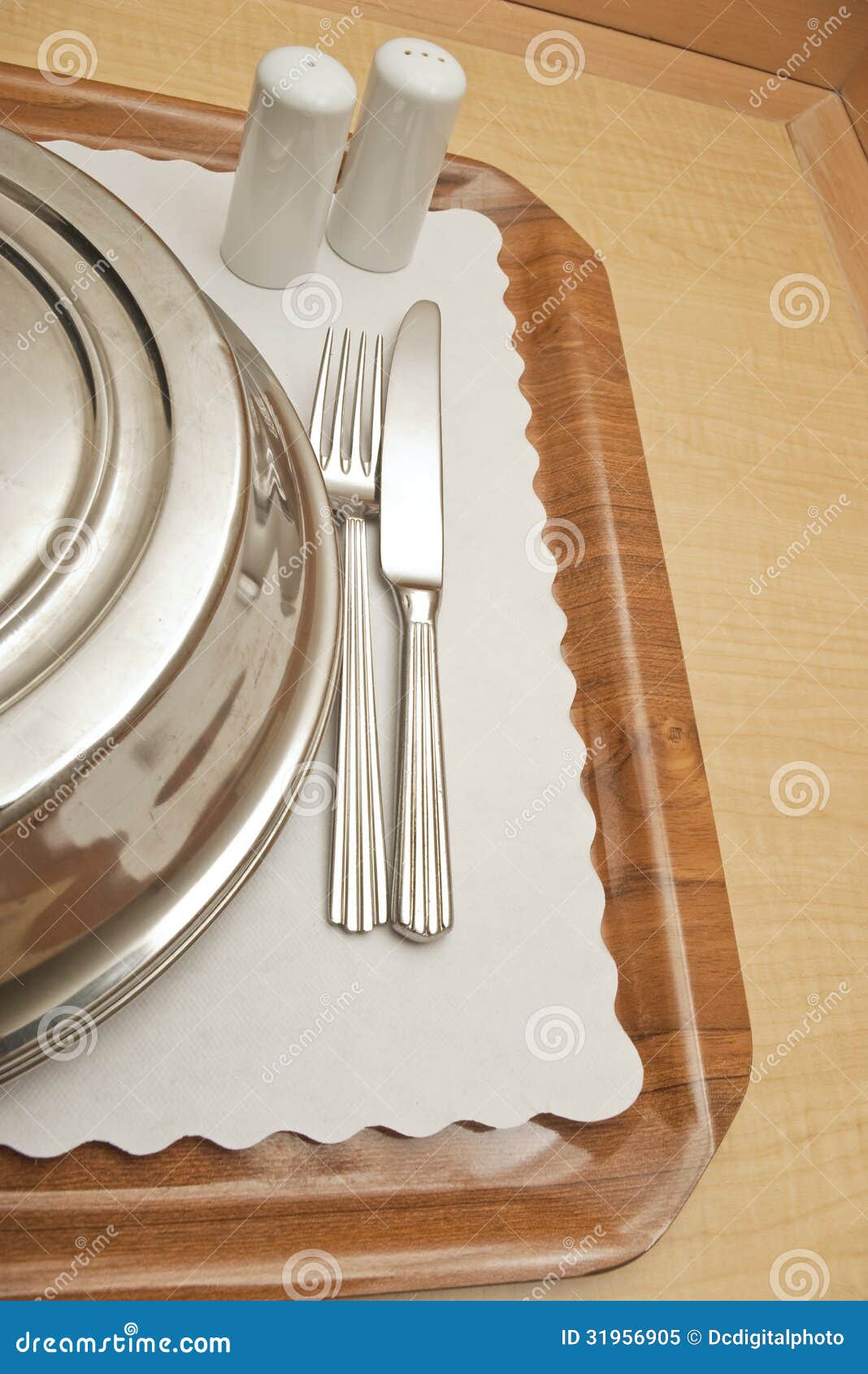 Room service platter stock image. Image of pepper, knife - 31956905