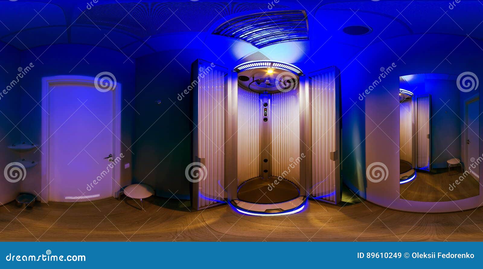 Room with solarium stock image. Image of interior, panoramic - 89610249