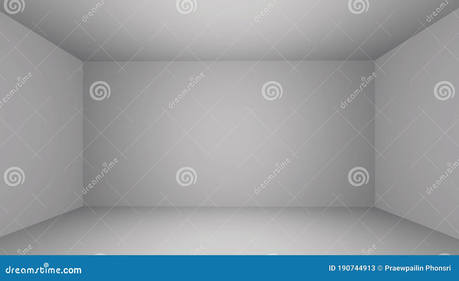 Room Space Background. Front View of Empty Room with Soft Light ...