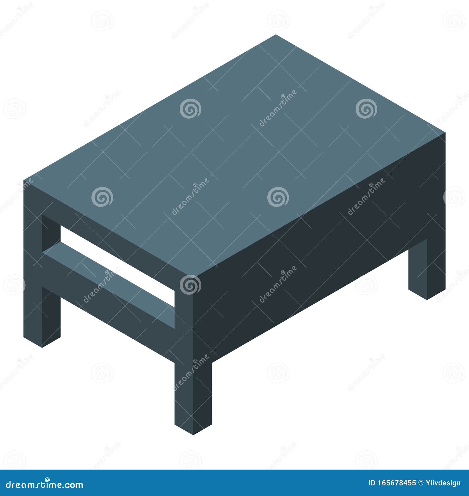 Room Table Icon, Isometric Style Stock Vector - Illustration of icon ...