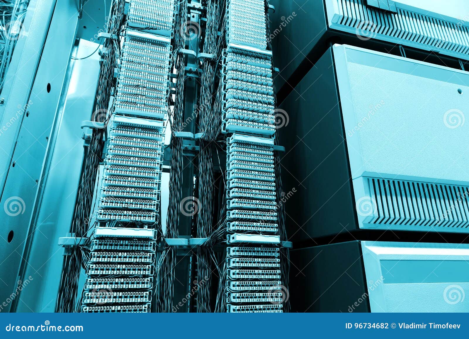 Room, Telecom Equipment and Servers, Modern Data Center Stock Photo ... Room, Telecom Equipment and Servers, Modern Data Center Stock Photo ...