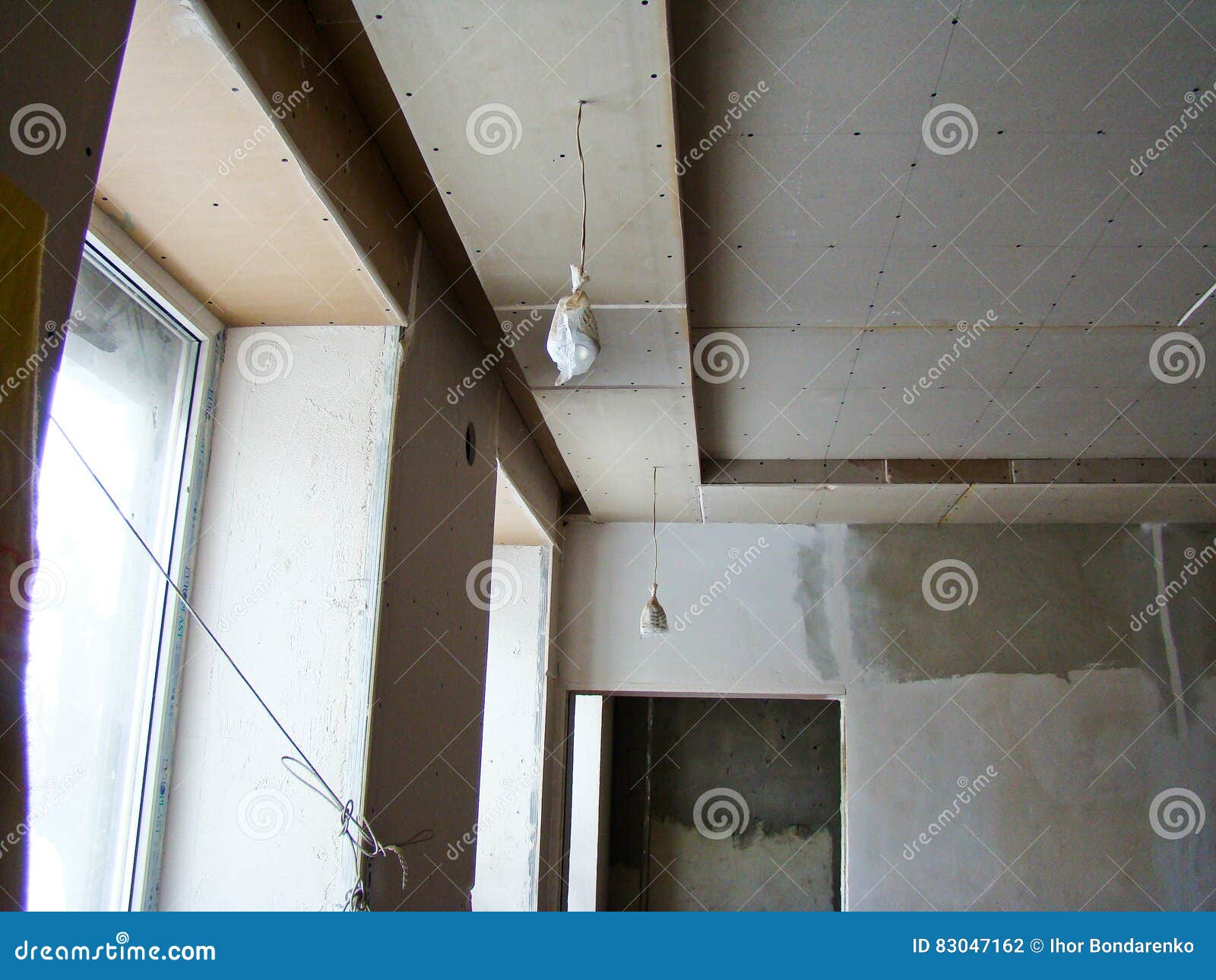 Room under construction stock photo. Image of apartment - 83047162