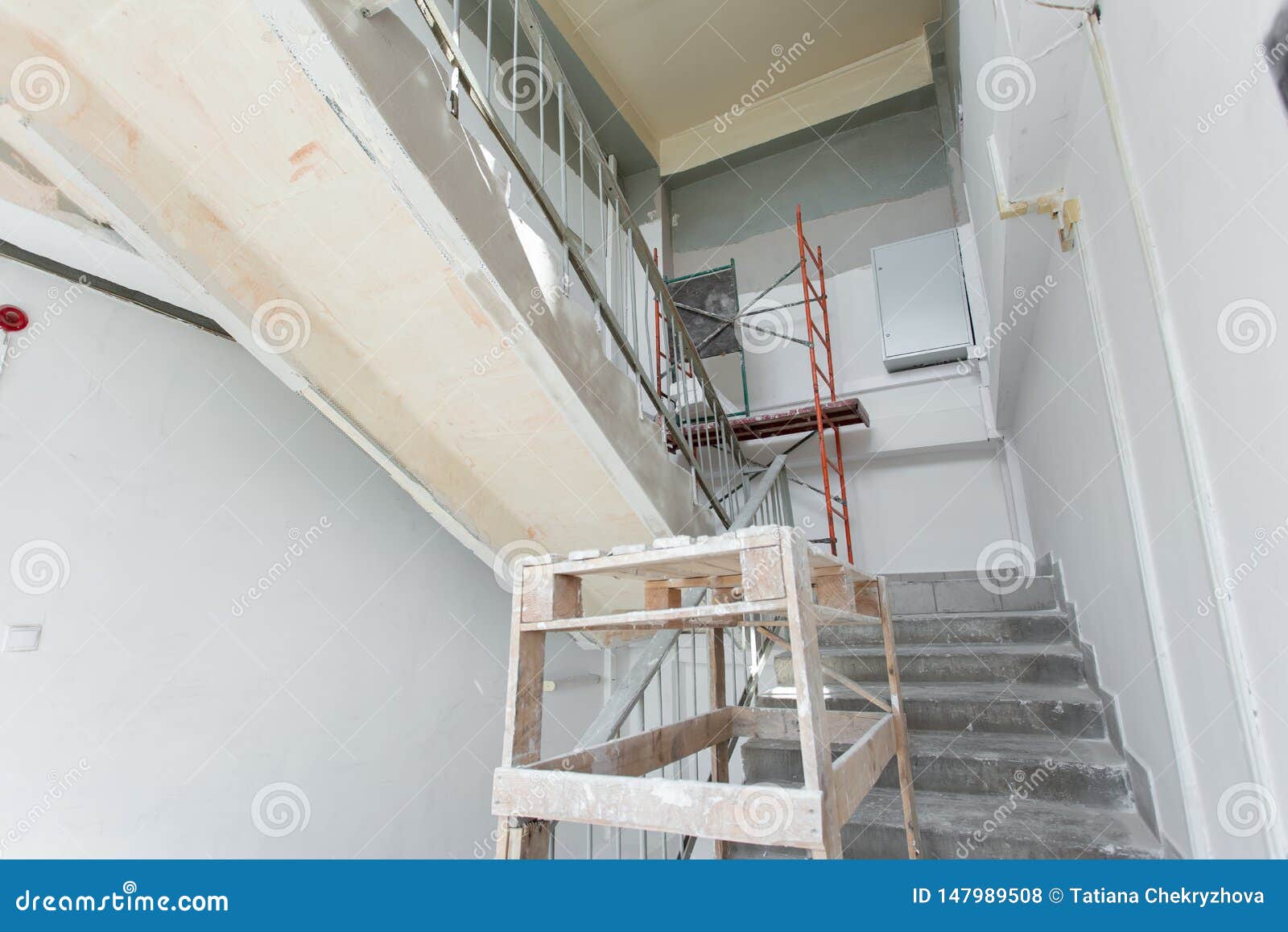 Room is Under Renovation or Under Construction. Stock Photo - Image of ...