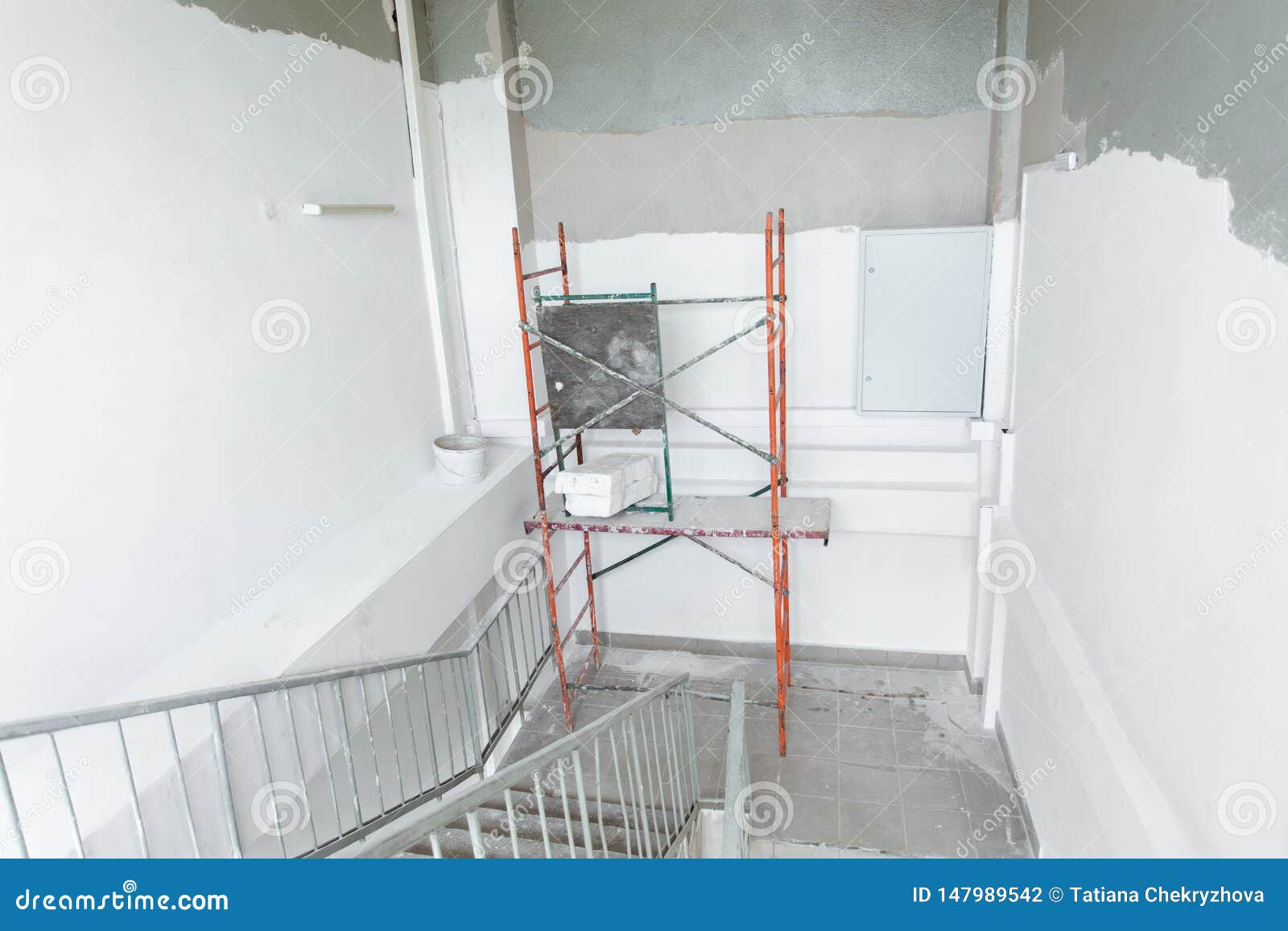 Room is Under Renovation or Under Construction. Stock Photo - Image of ...
