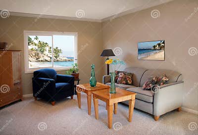 Room with a view stock image. Image of designer, room, decor - 586429