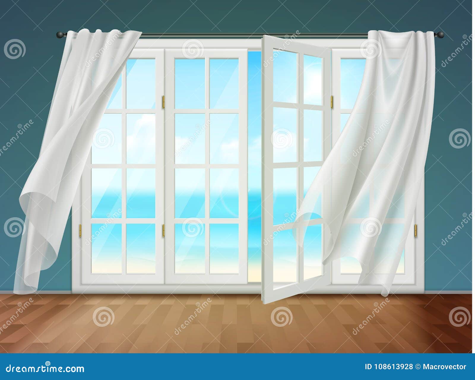 Open Window Vector Illustration | CartoonDealer.com #39018274