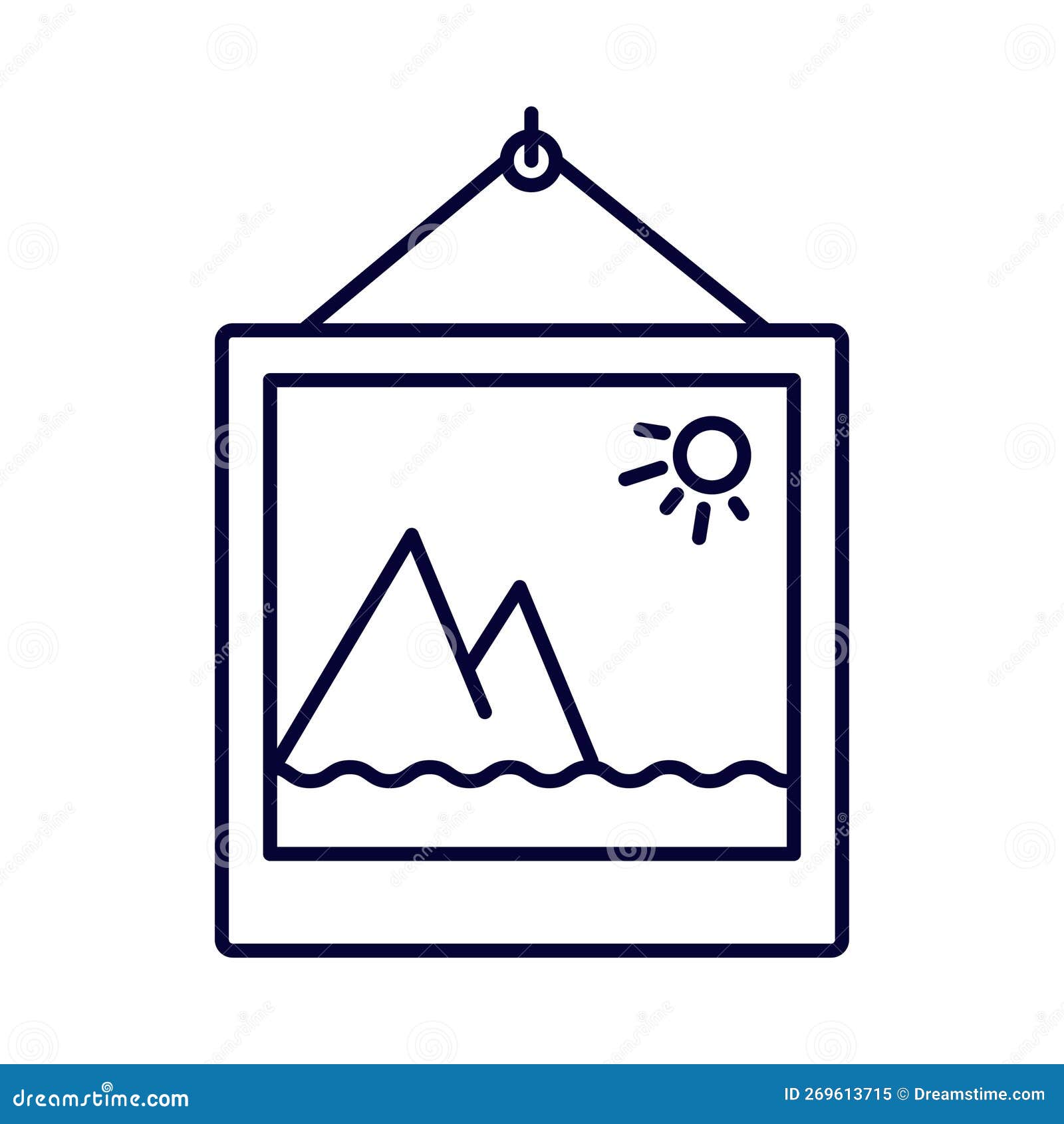 Room wall mate icon stock vector. Illustration of cocktail - 269613715