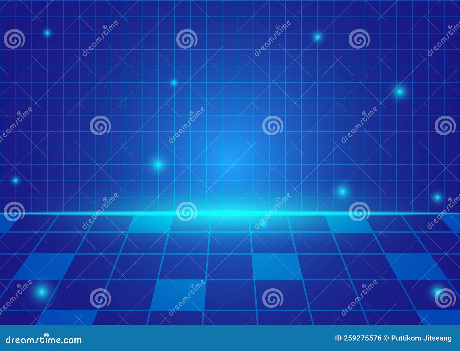 Room Wall Technology Digital Background Stock Illustration ...