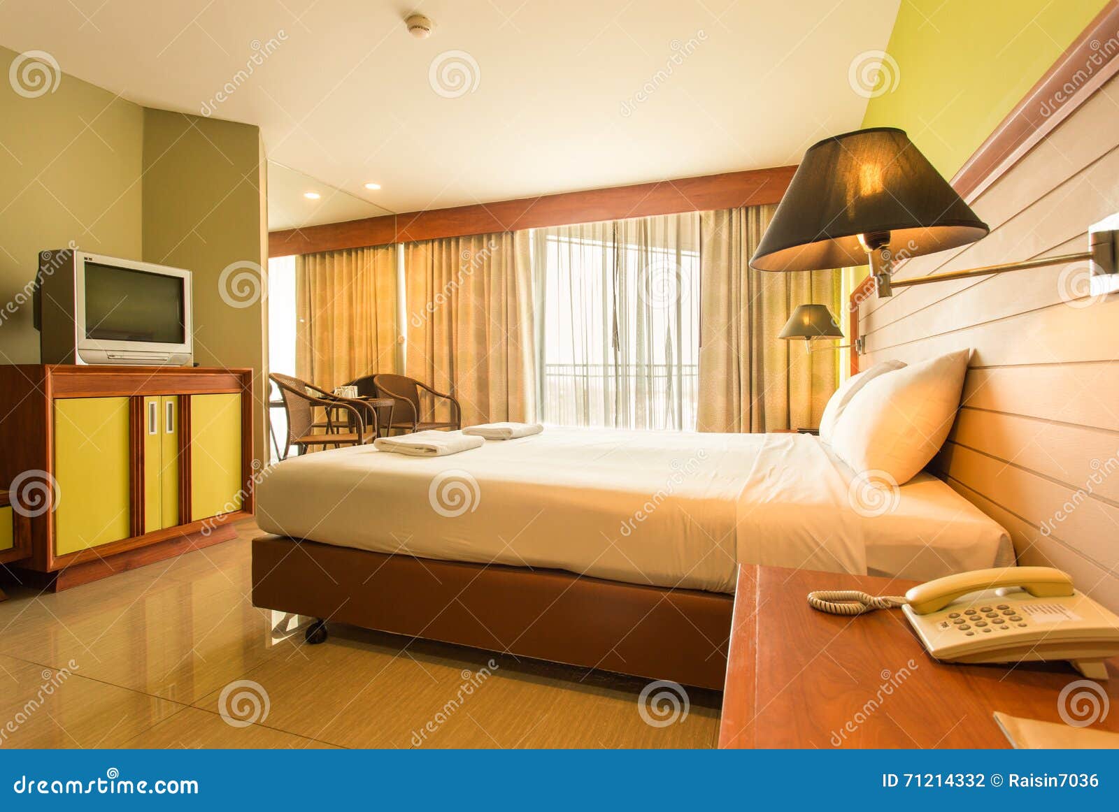 Room Warm Tone with Modern Interior Design. Stock Photo - Image of ...
