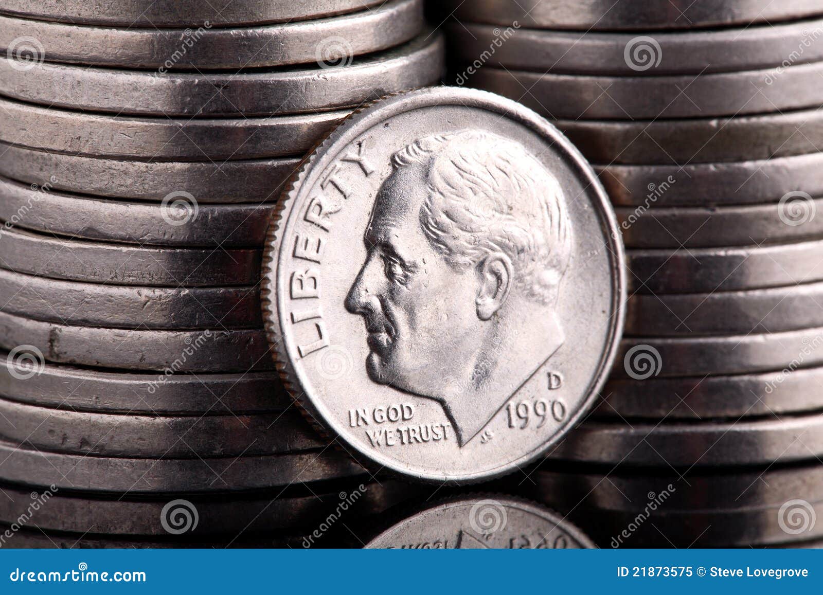 Roosevelt Head Dime stock image. Image of numismatics - 21873575