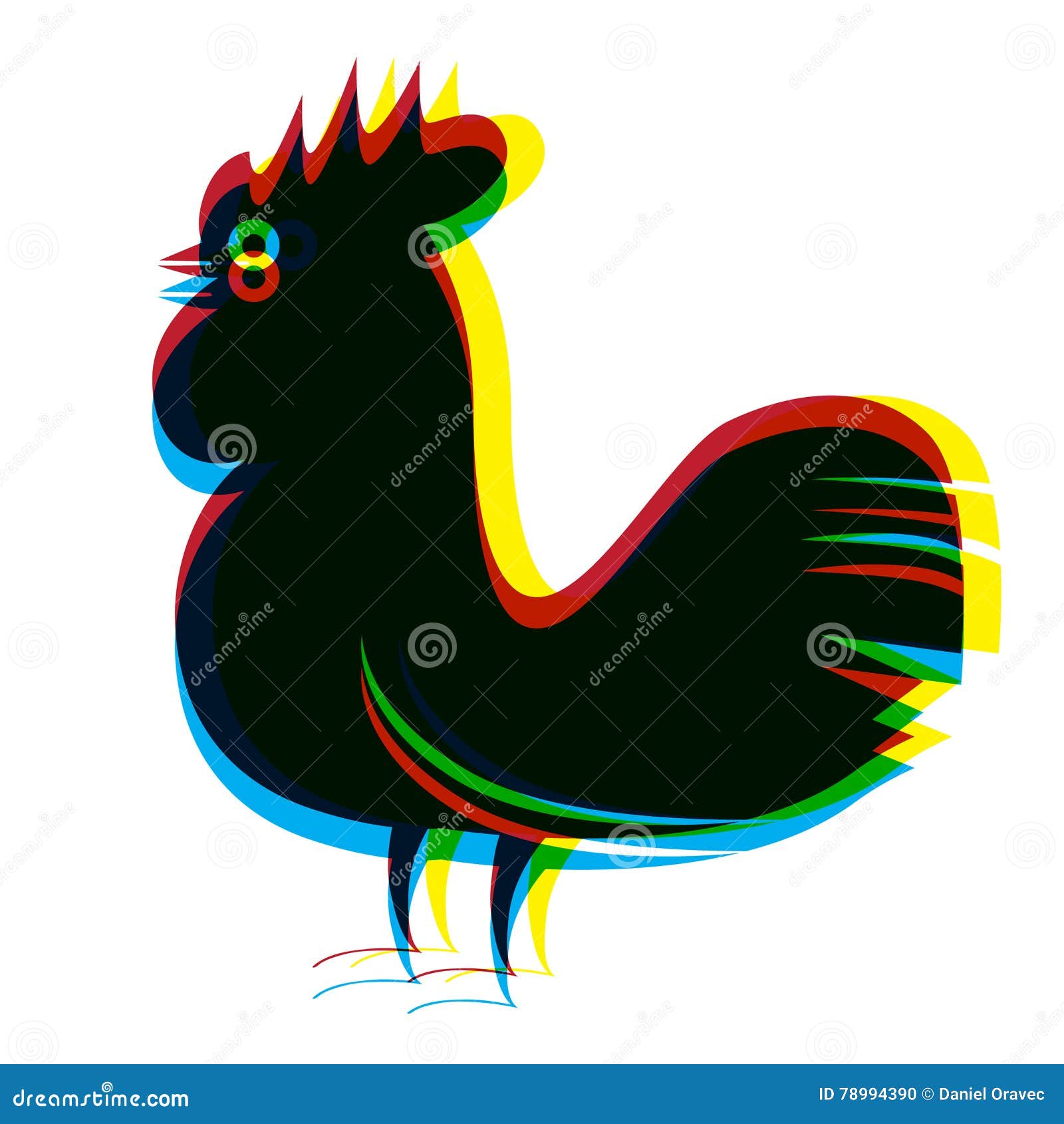 Rooster Abstract Vector stock vector. Illustration of business - 78994390