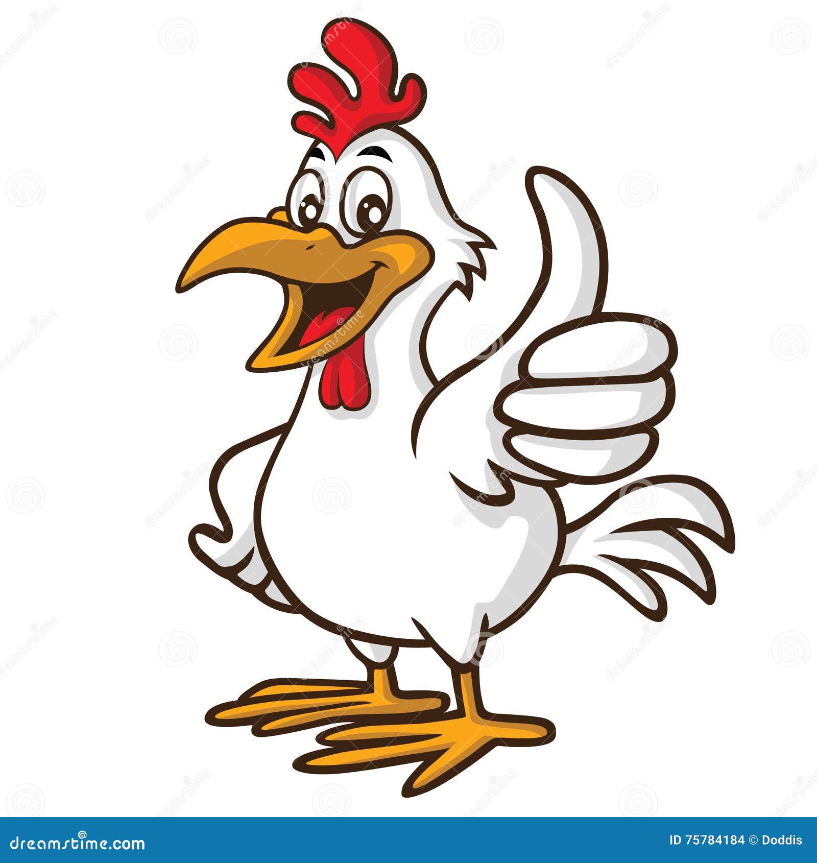 Rooster Cartoon Mascot Vector Stock Vector - Illustration of character ...