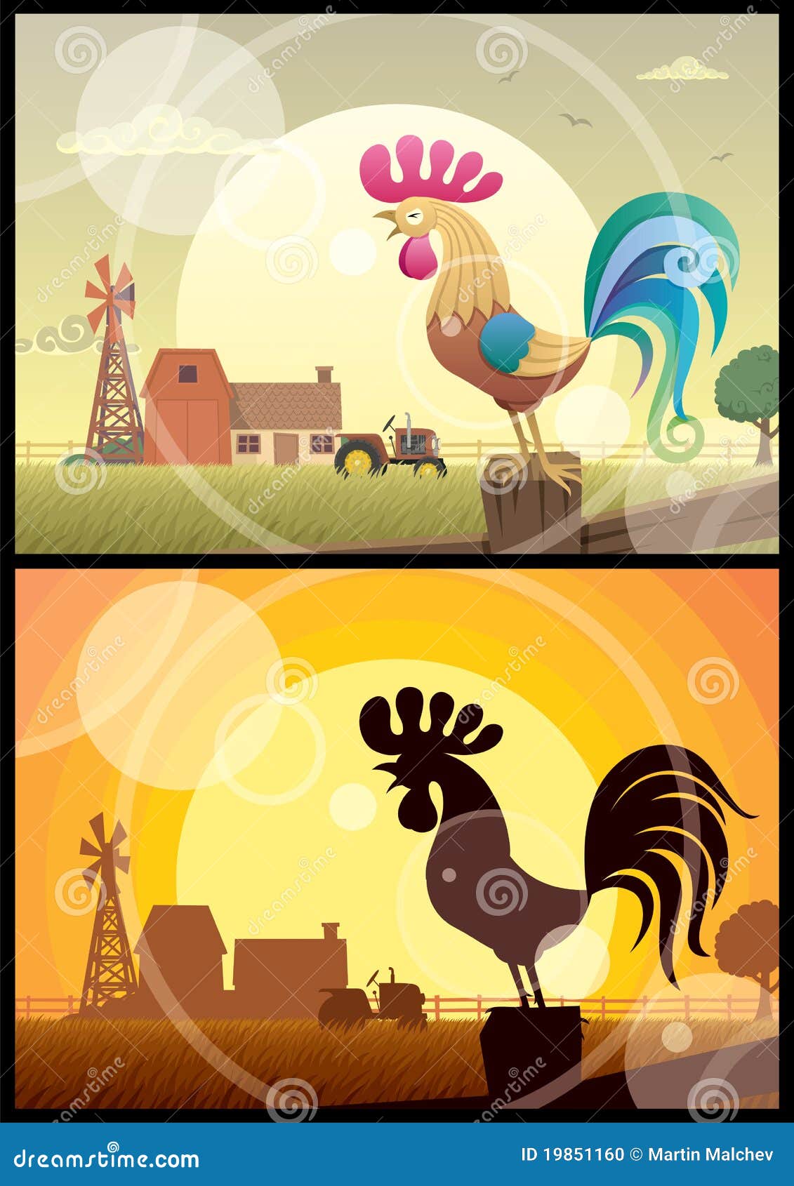 Crowing Cartoons, Illustrations & Vector Stock Images - 2326 Pictures ...
