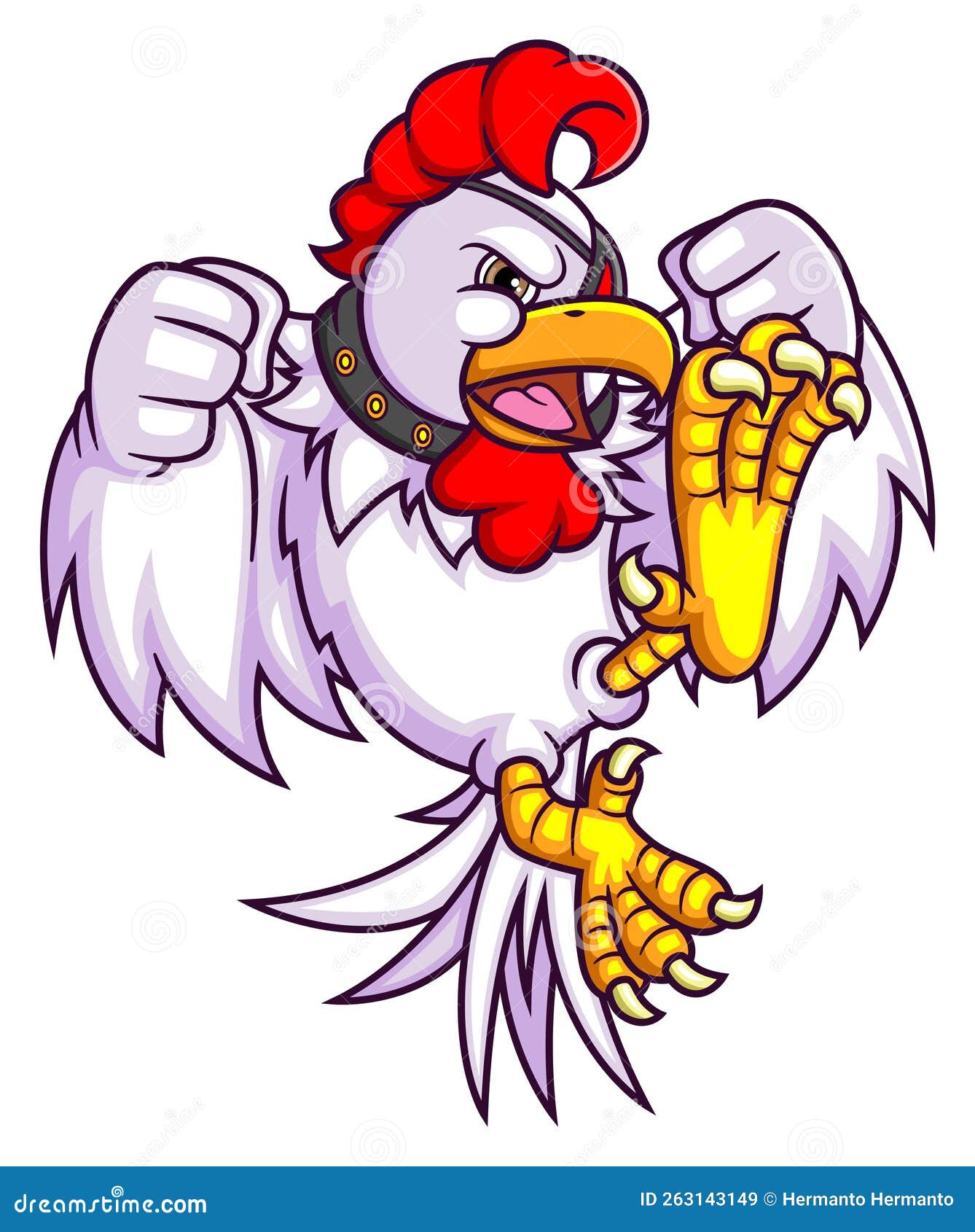 Rooster Fighter Esport Mascot Logo Design Vector Illustration ...