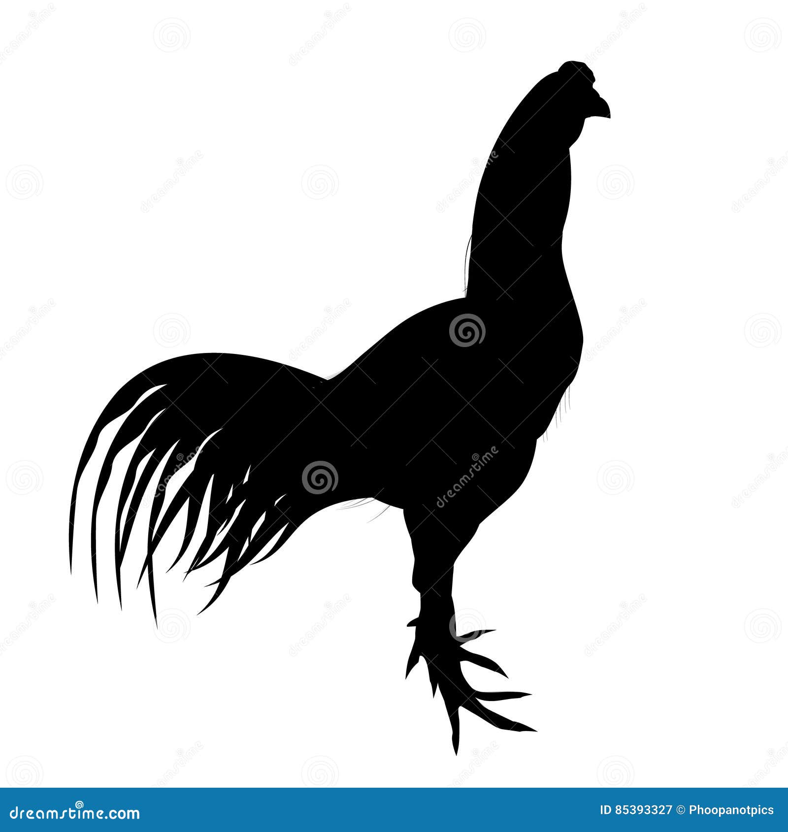 Rooster gamecock stock vector. Illustration of lovely - 85393327