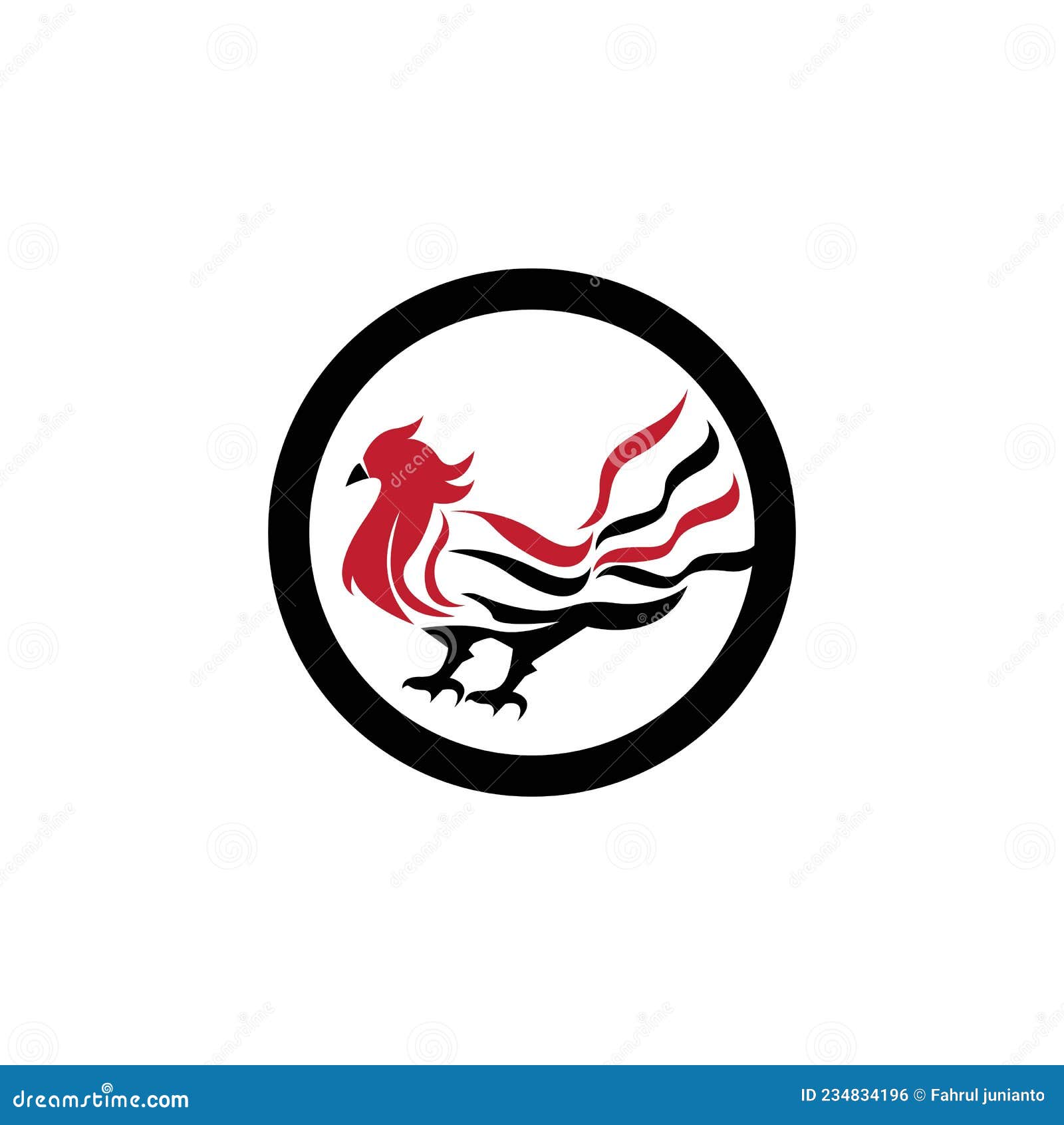 Rooster Icon and Symbol Template Illustration Stock Vector ...