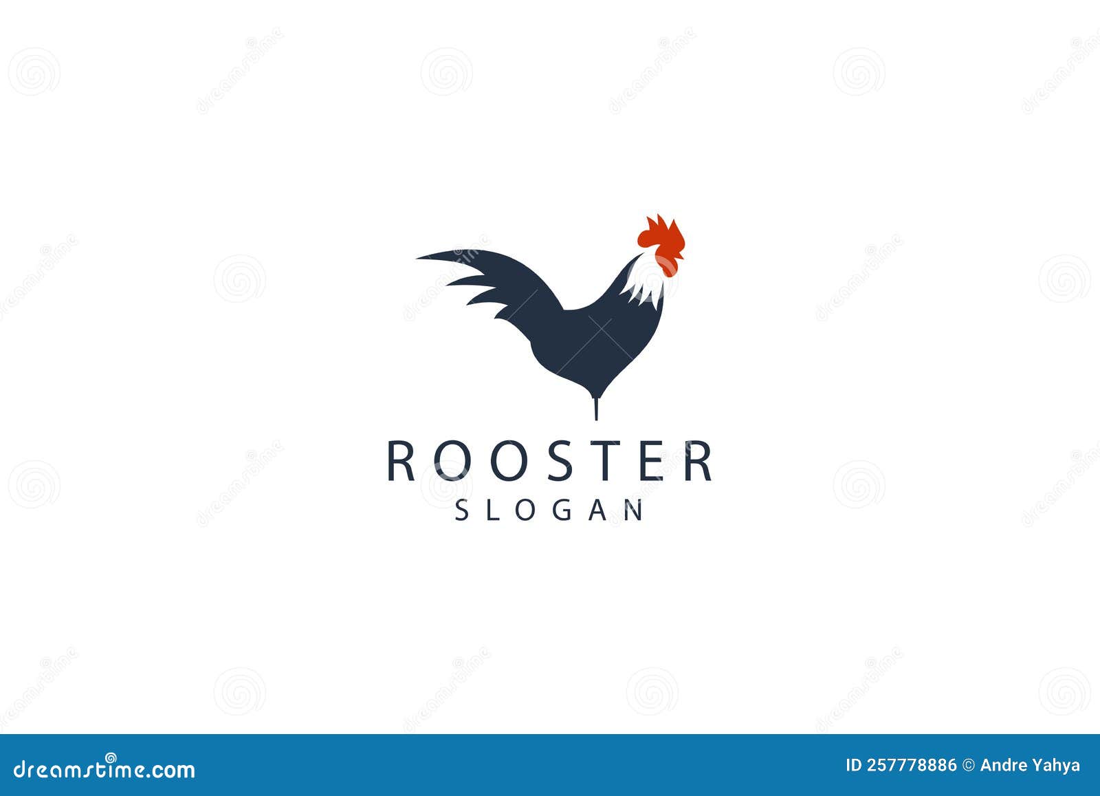 Rooster Icon Template Design Vector Icon Illustration. Stock Vector ...