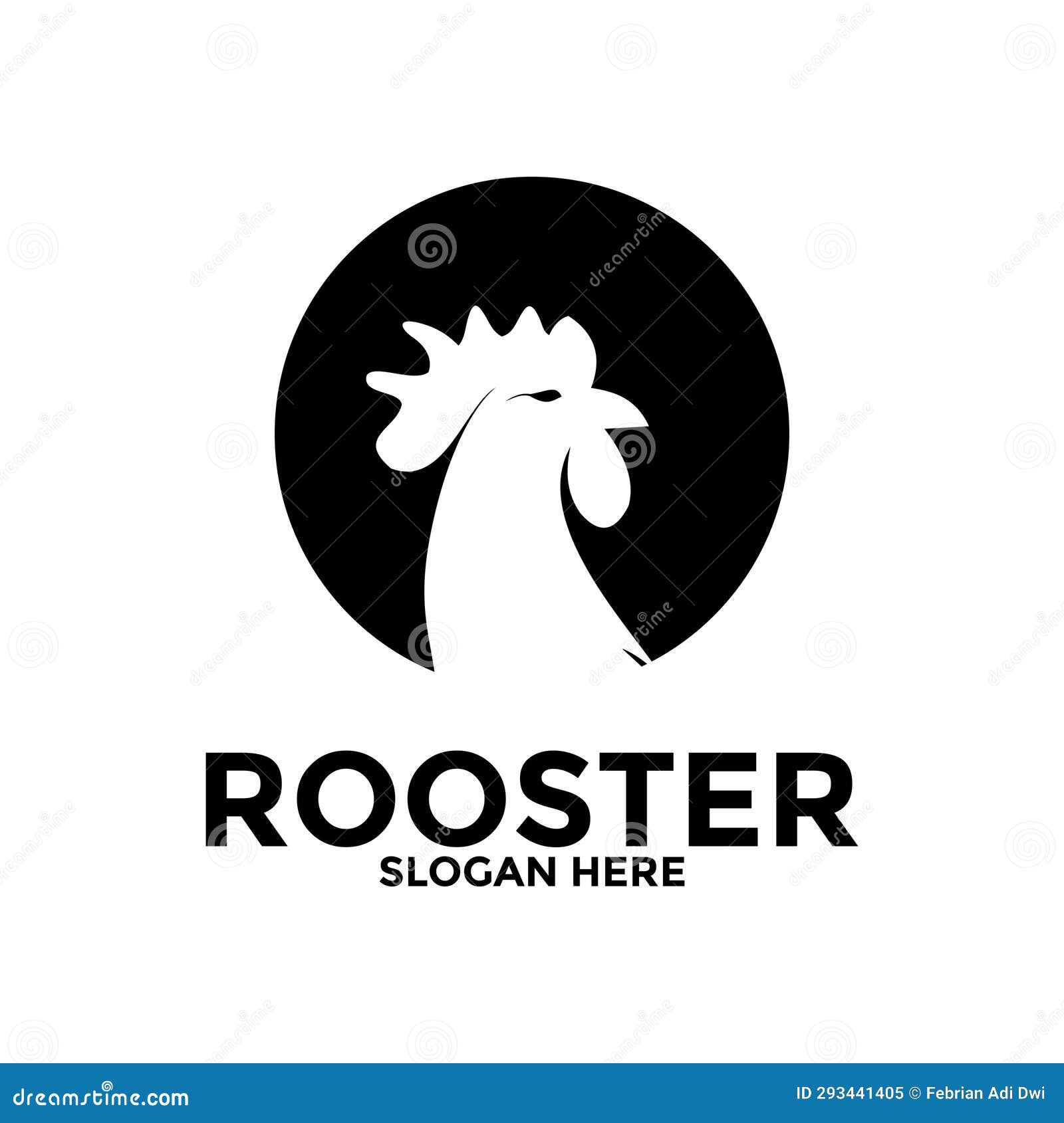 Rooster Logo Design Vector, Roster Icon Logo Template Stock Vector ...