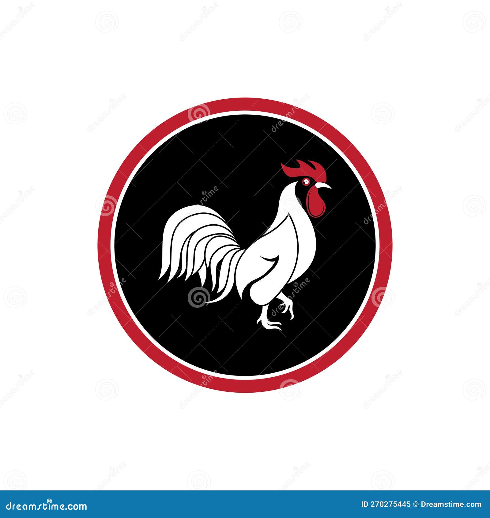 Rooster Logo Icon Vector and Symbol Template Stock Vector ...