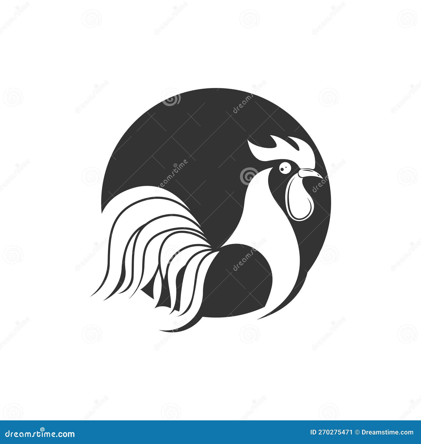 Rooster Logo Icon Vector and Symbol Template Stock Vector ...
