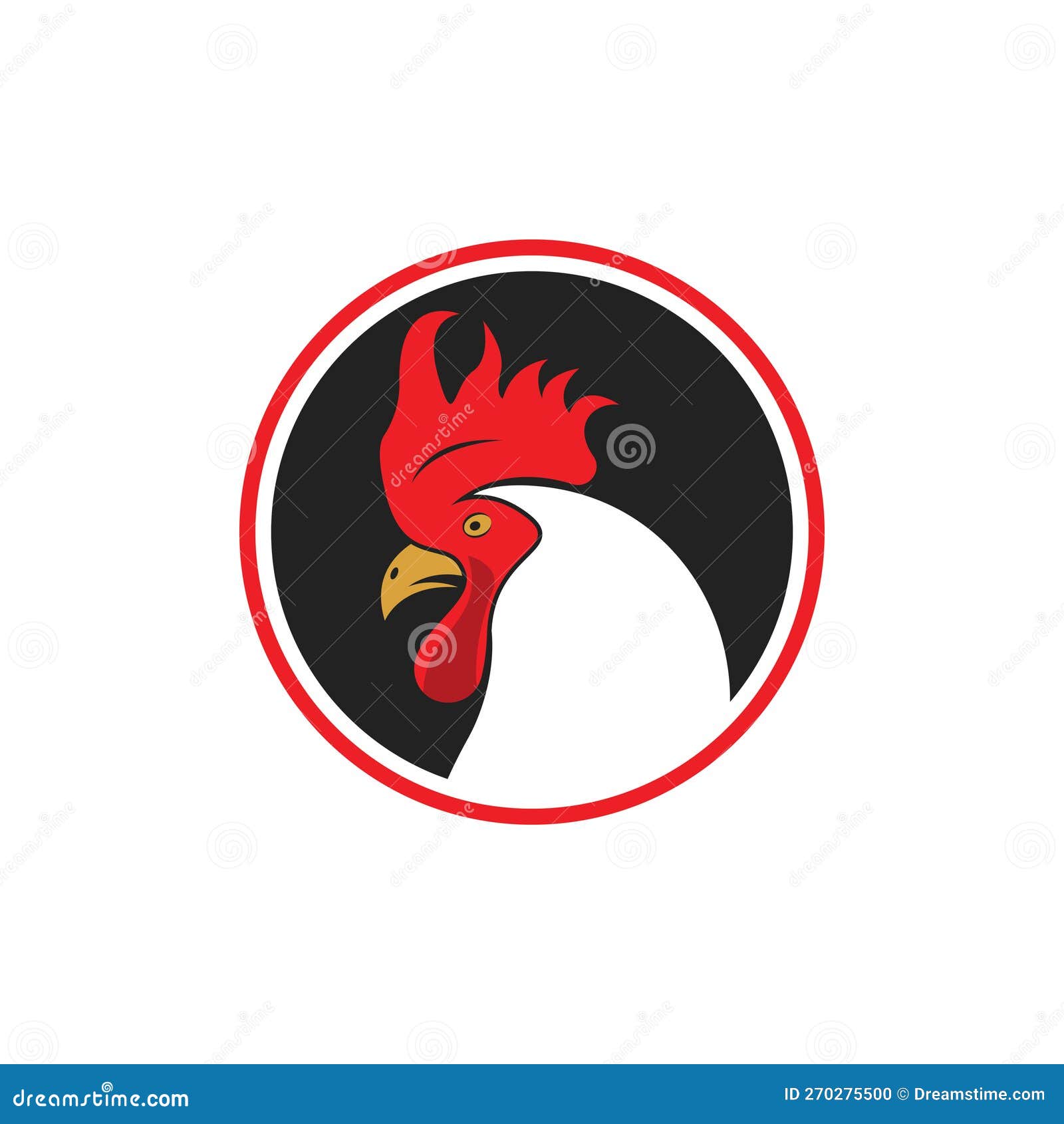 Rooster Logo Icon Vector and Symbol Template Stock Vector ...