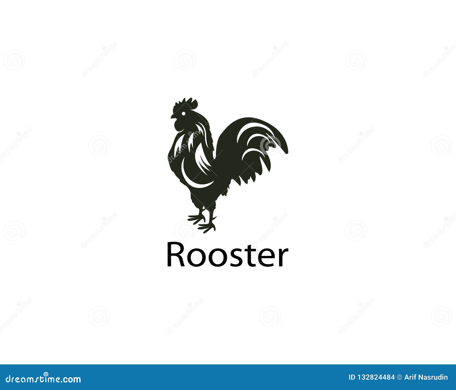 Rooster Logo Template Design Stock Illustration - Illustration of logo ...