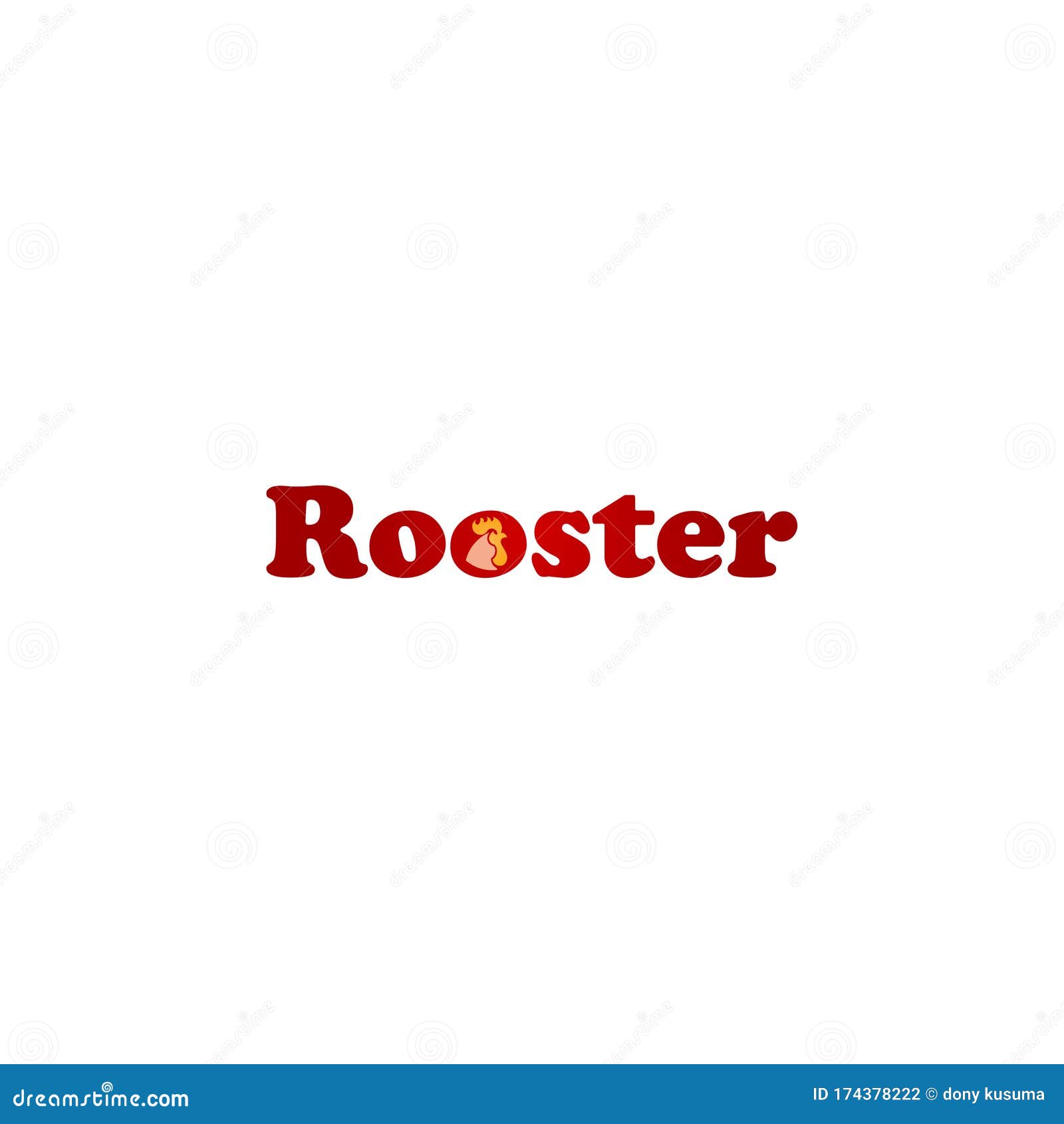 Rooster Logo Vector Illustration for Print Stock Vector - Illustration ...