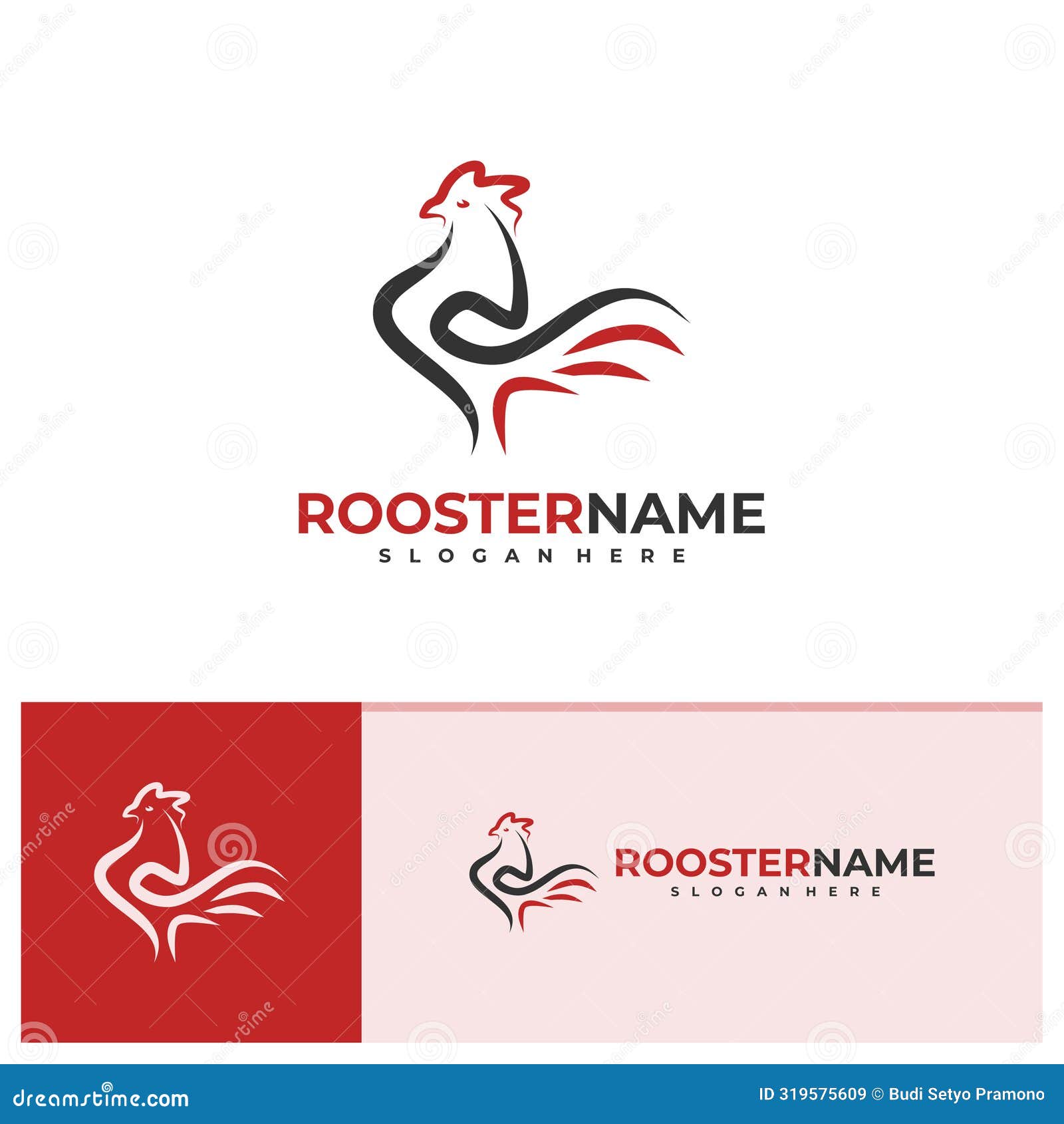 Rooster Logo Vector Template, Creative Rooster Head Logo Design ...