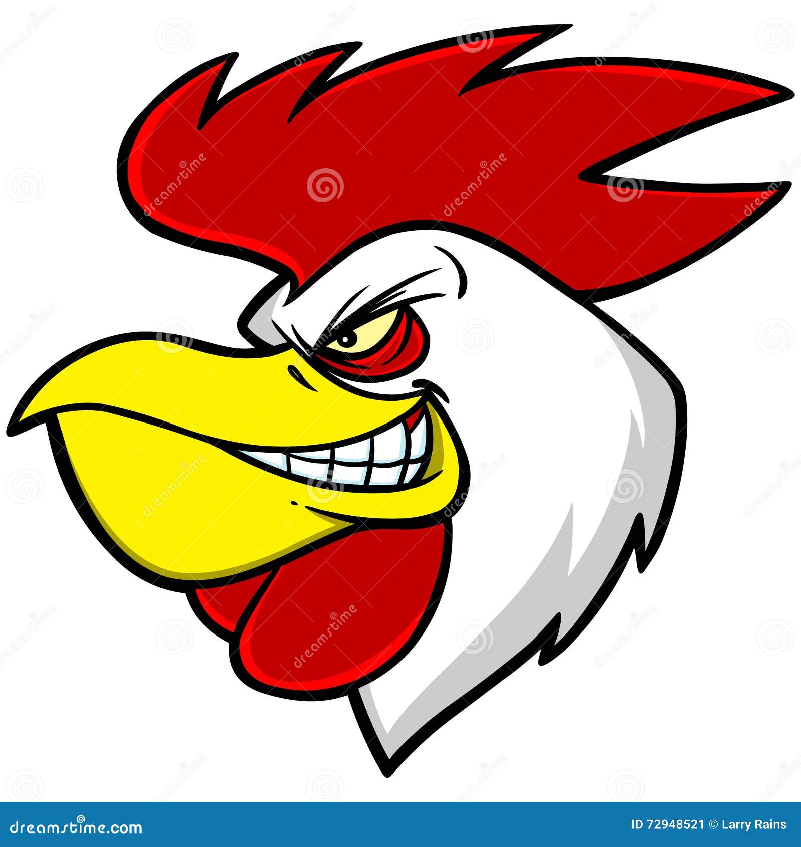 Rooster Mascot Vector Illustration | CartoonDealer.com #38214454