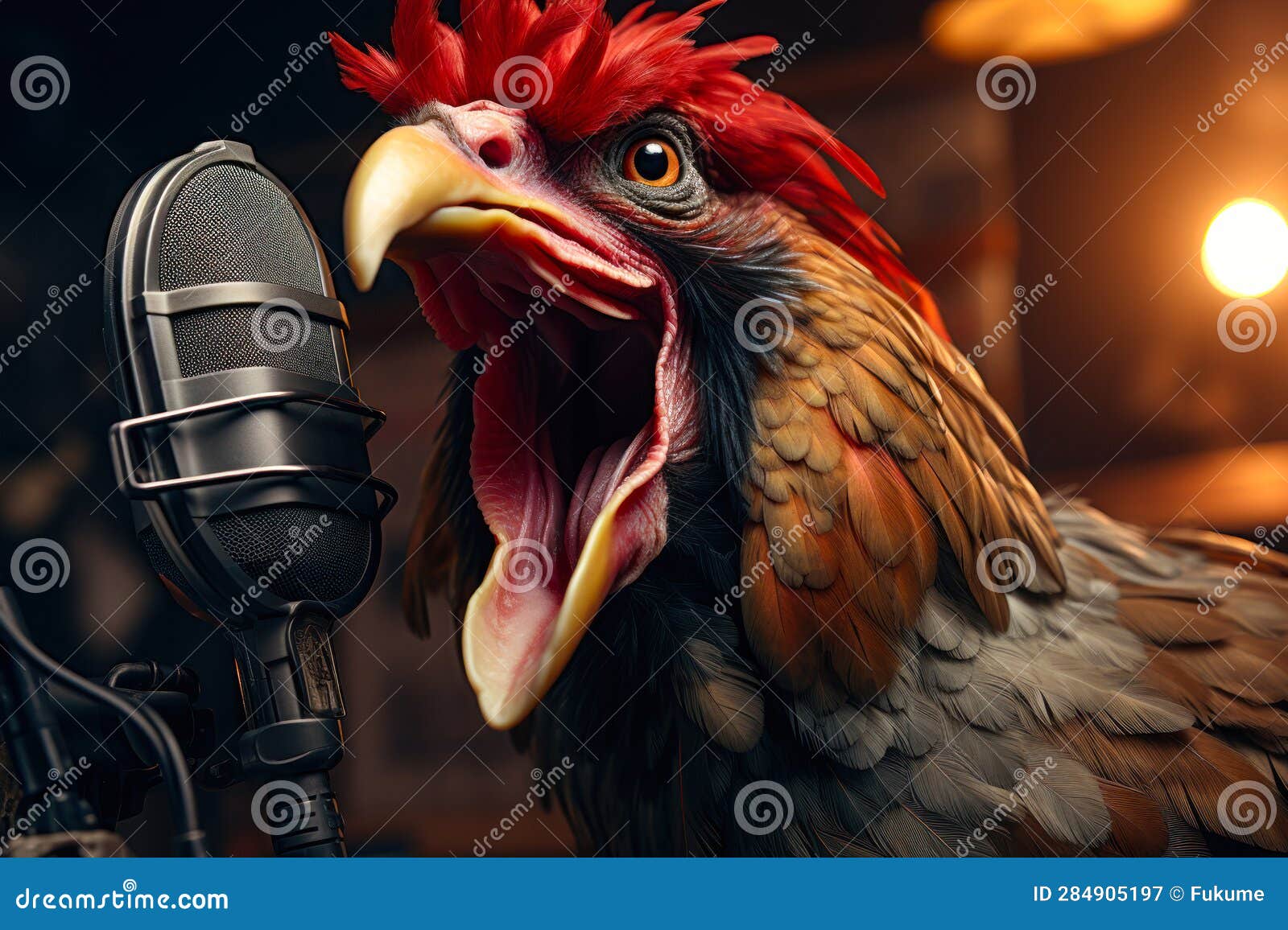 Man Screaming In A Microphone Interview Vector Cartoon | CartoonDealer ...