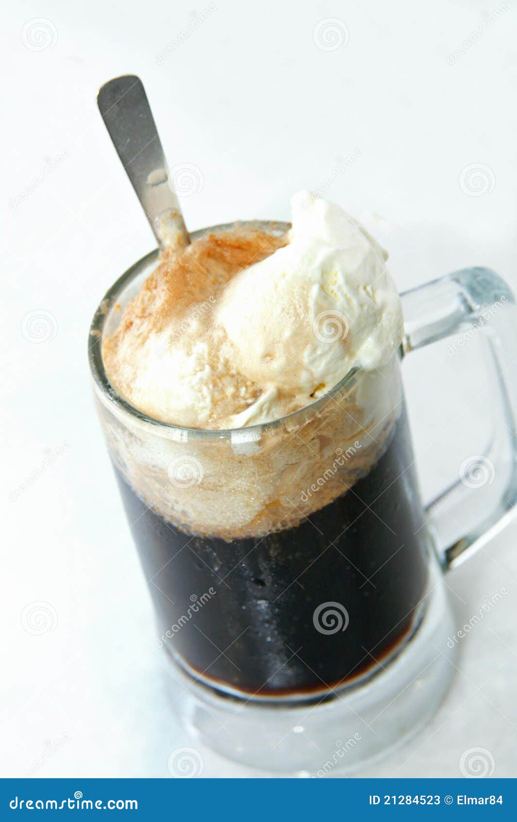 Root-beer with Float stock image. Image of cream, beer - 21284523