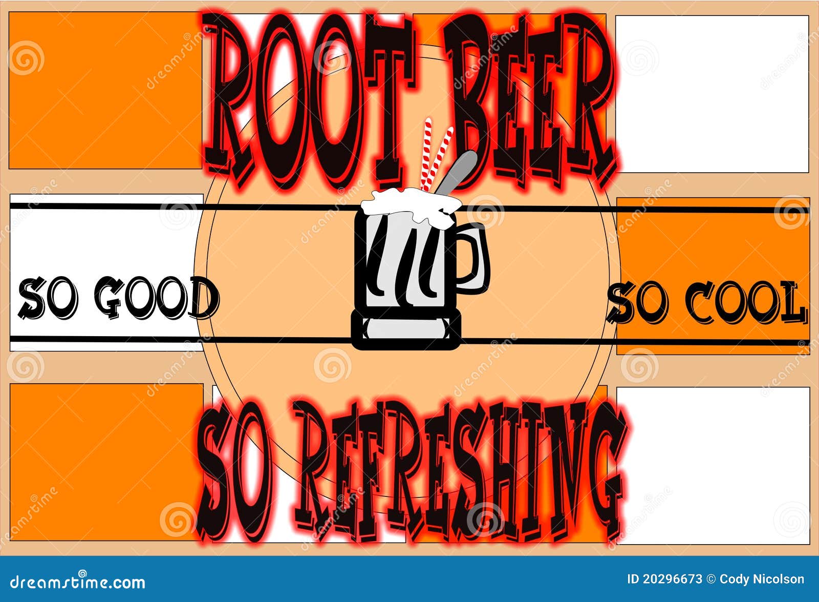 Root beer poster stock illustration. Illustration of signage - 20296673