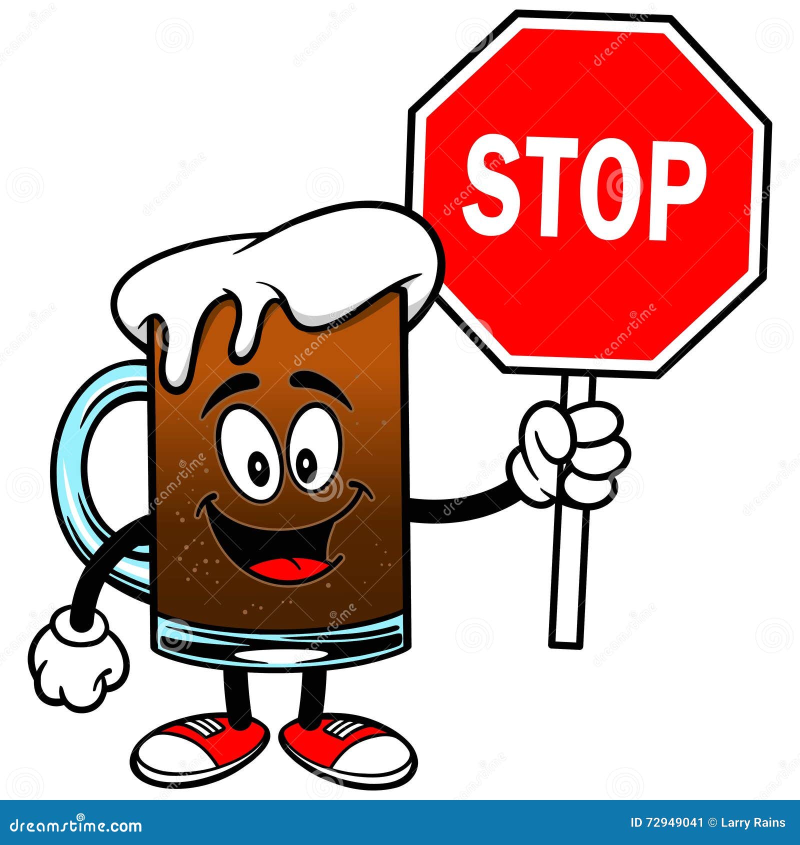 Root Beer Float Background Vector Illustration | CartoonDealer.com ...