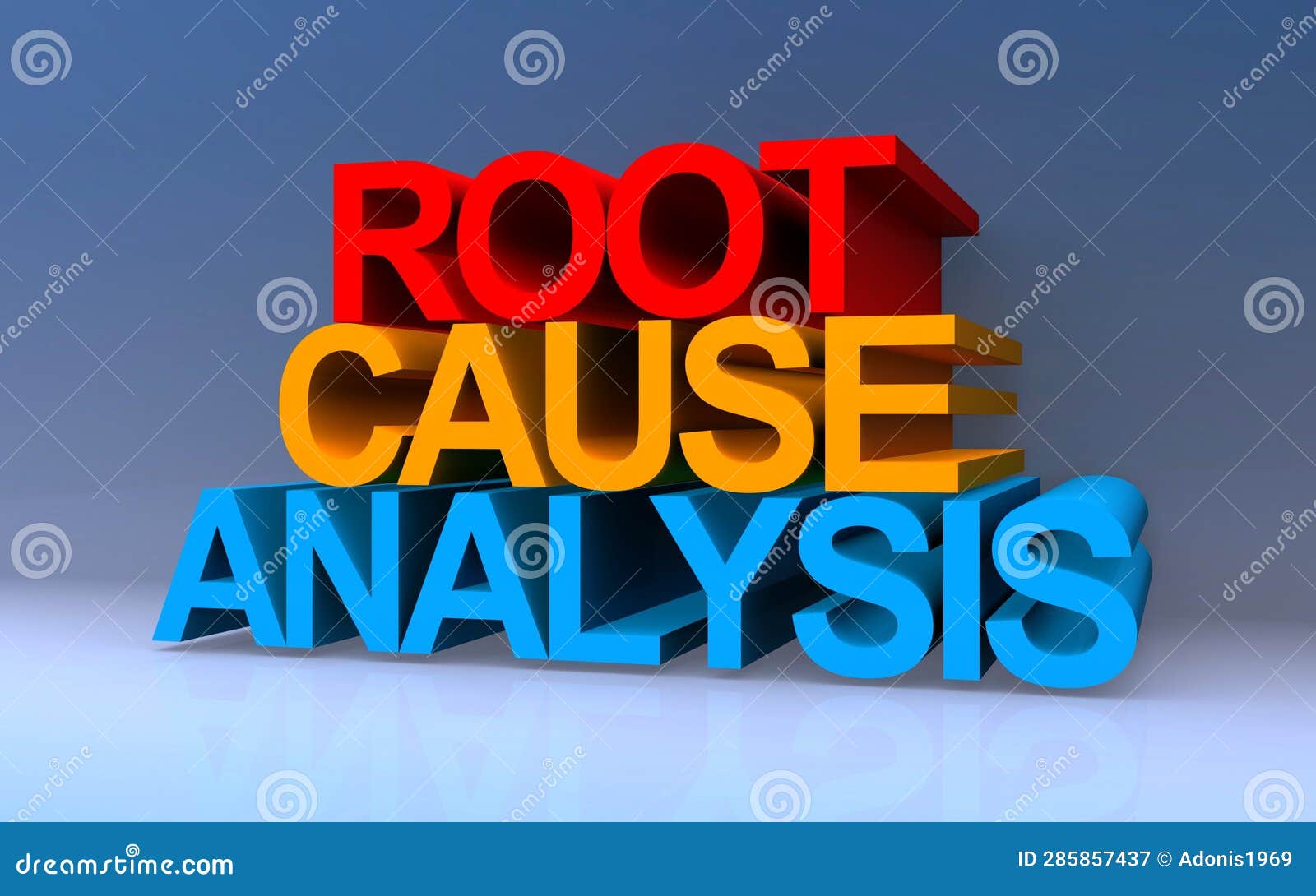 ROOT CAUSE Red Word On White Background Illustration 3D Rendering Stock ...