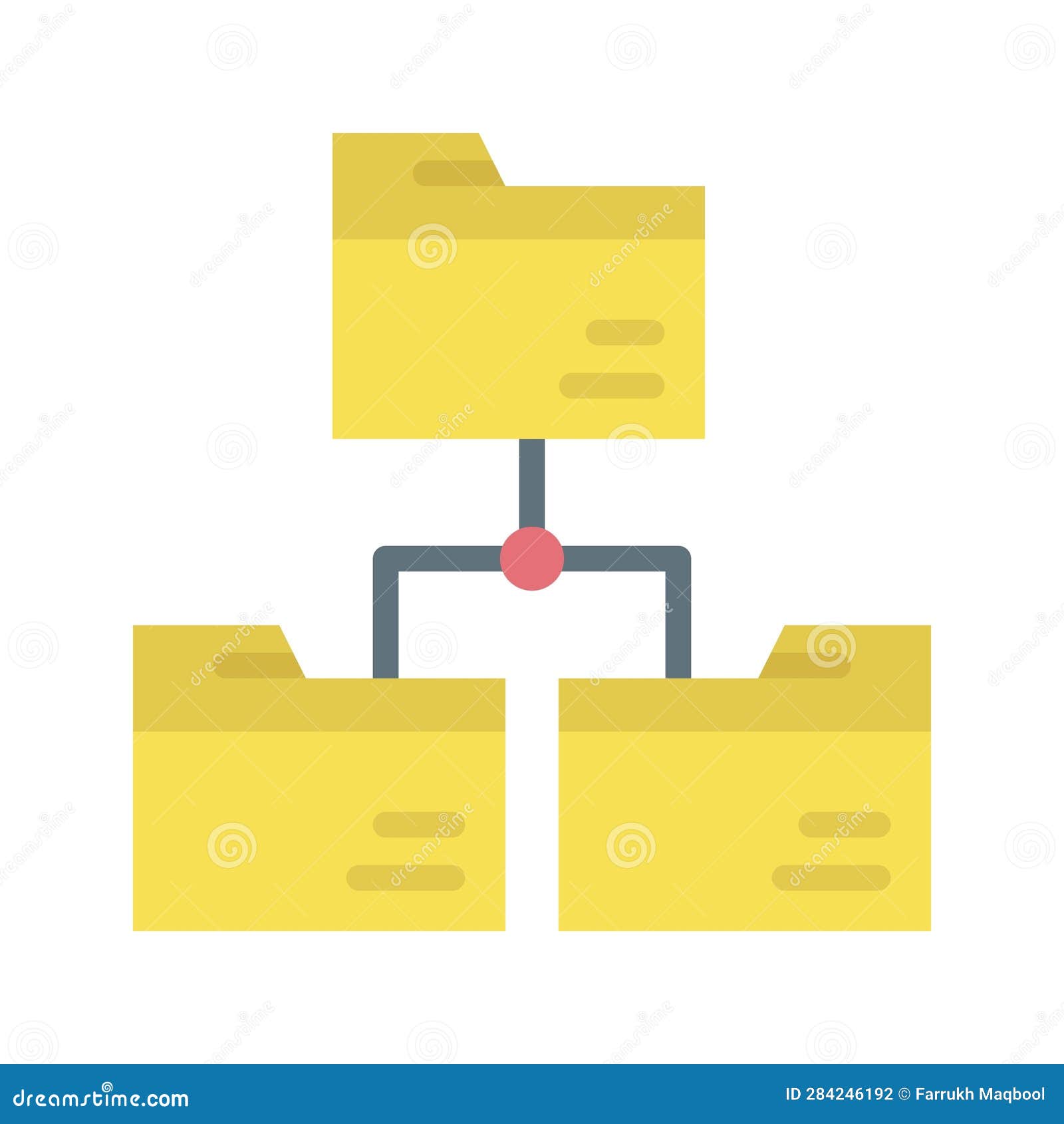 Root Directory Icon Image. stock vector. Illustration of marketing ...