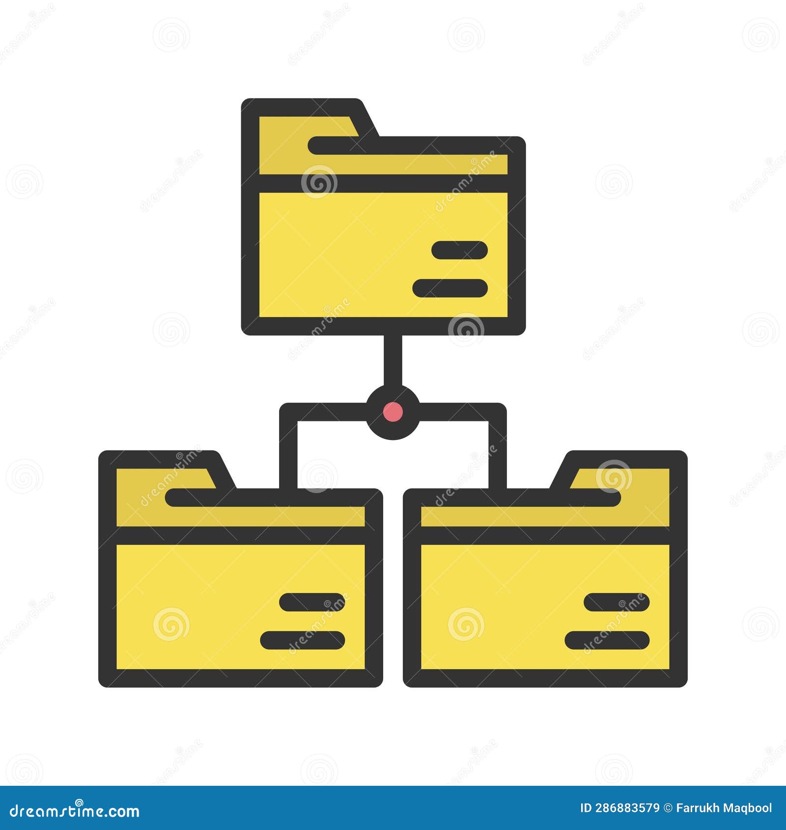 Root Directory Icon Image. stock vector. Illustration of marketing ...