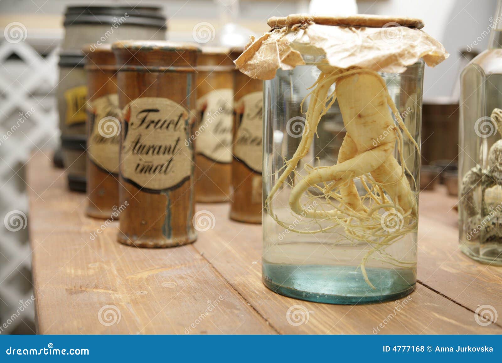 Root in jar stock photo. Image of concept, alternative - 4777168