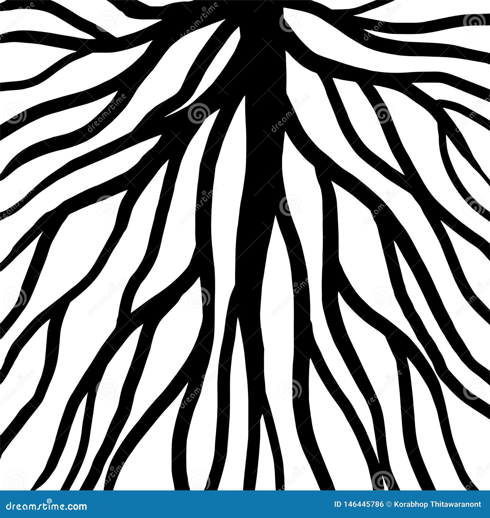 Root Pattern Illustration Abstract Background Stock Vector ...