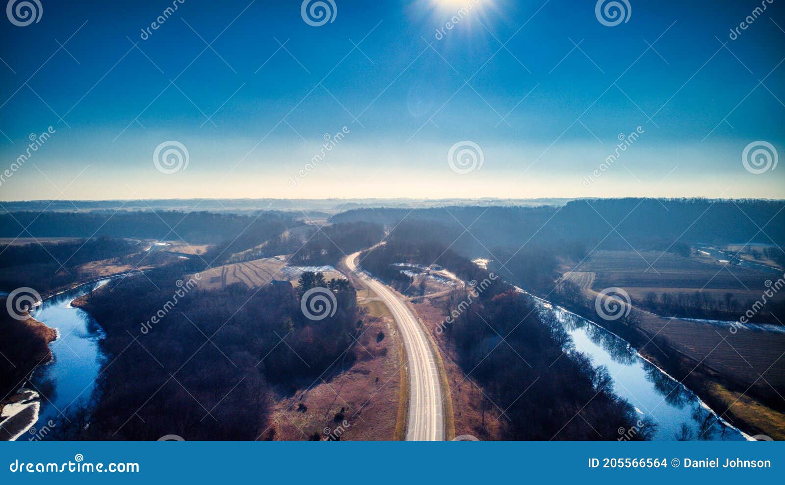 Root River between Chatfield and Fountain, MN Stock Photo - Image of ...